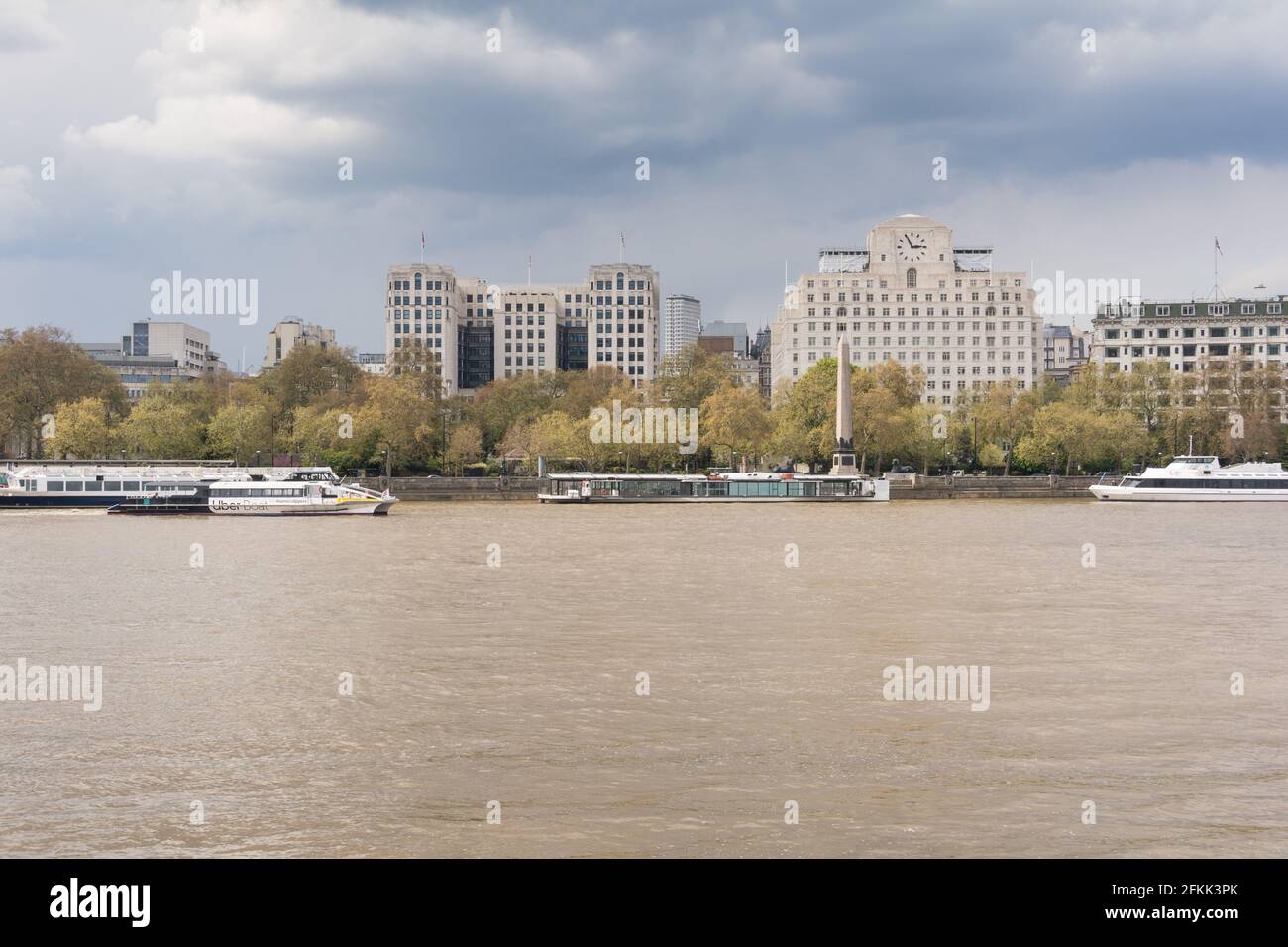 Shell House on the Embankment, London, England, U.K Stock Photo - Alamy