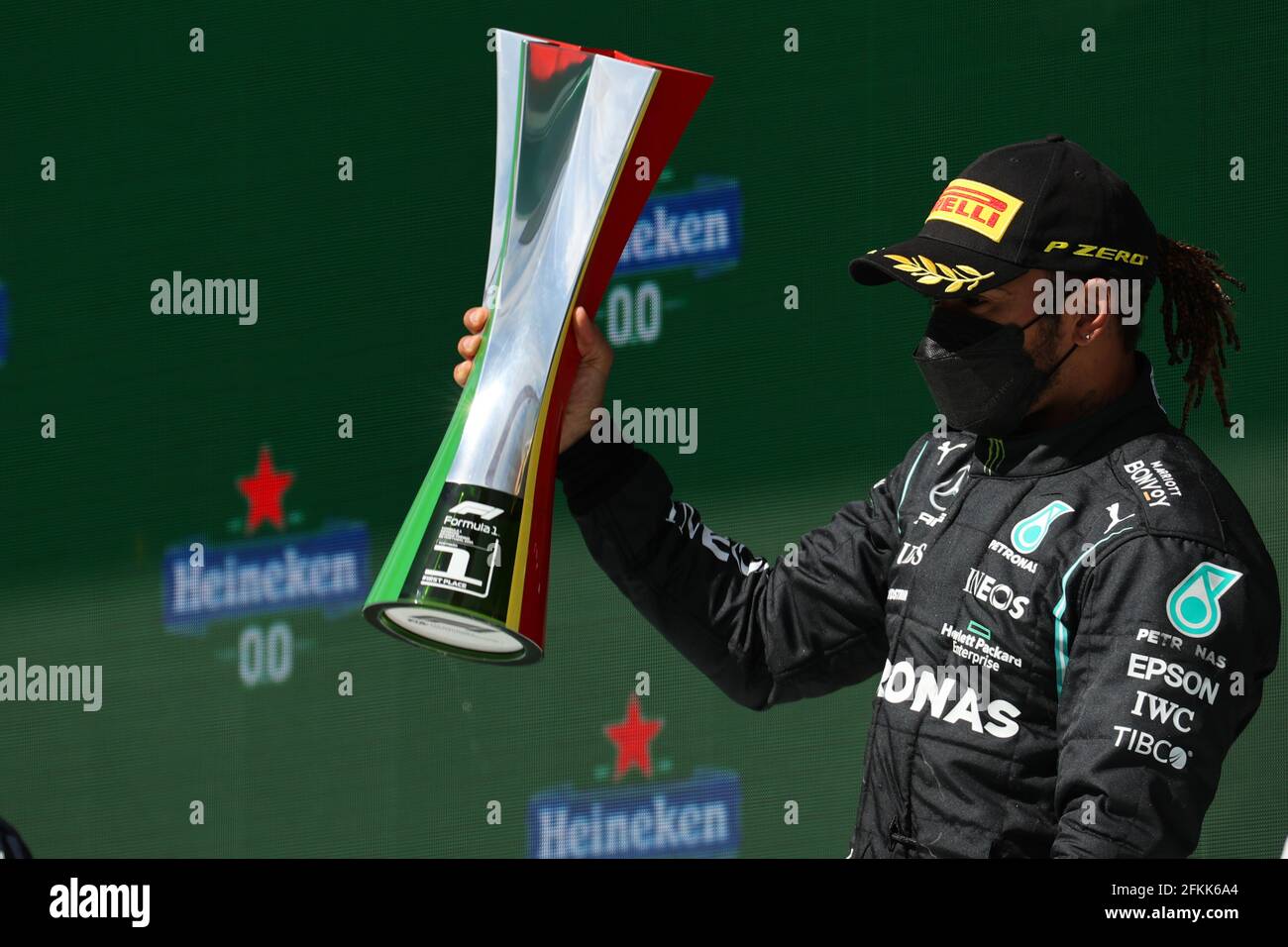 Race winner Lewis Hamilton (GBR) Mercedes AMG F1 celebrates on the ...