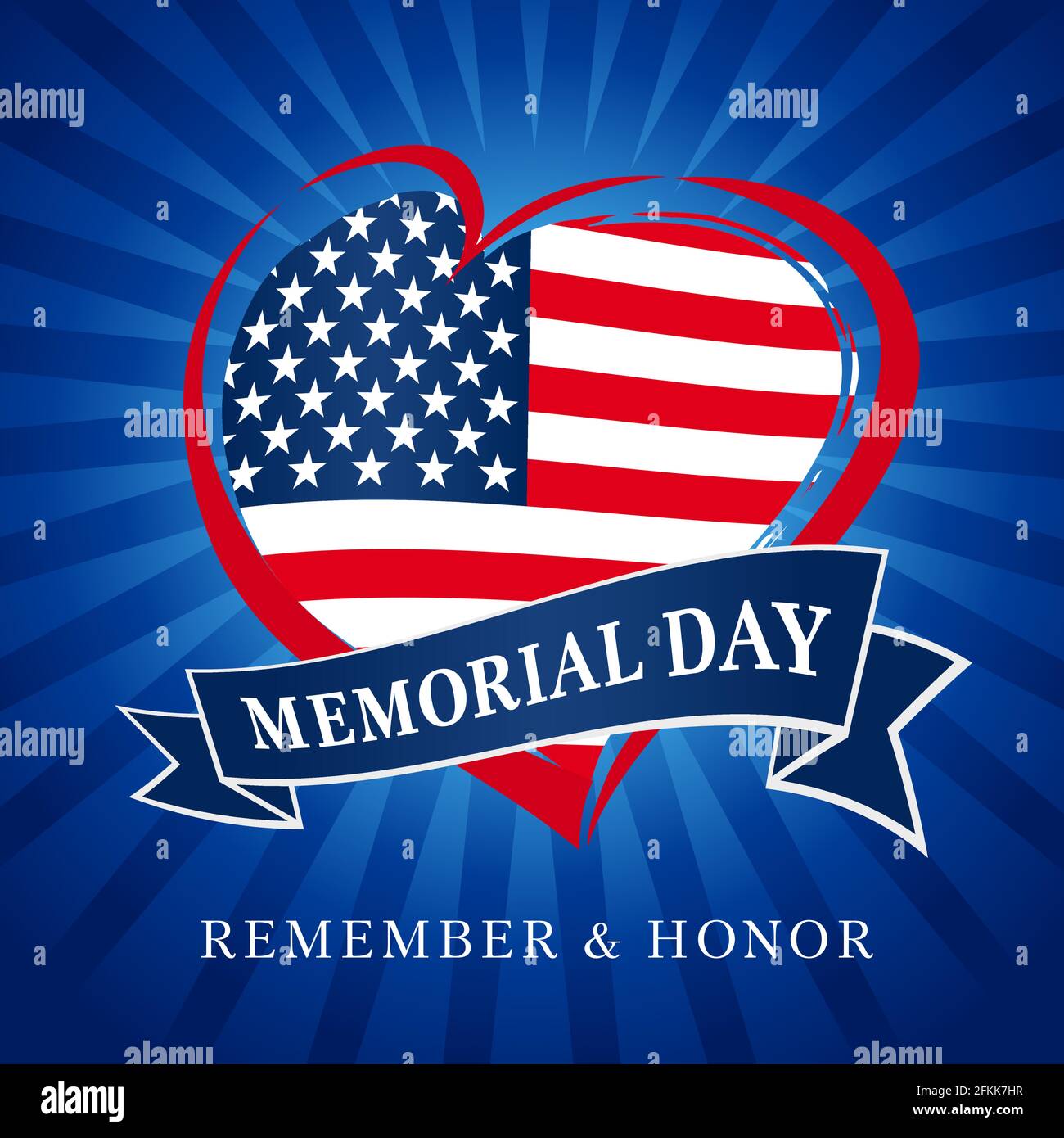 Happy Memorial Day Banner