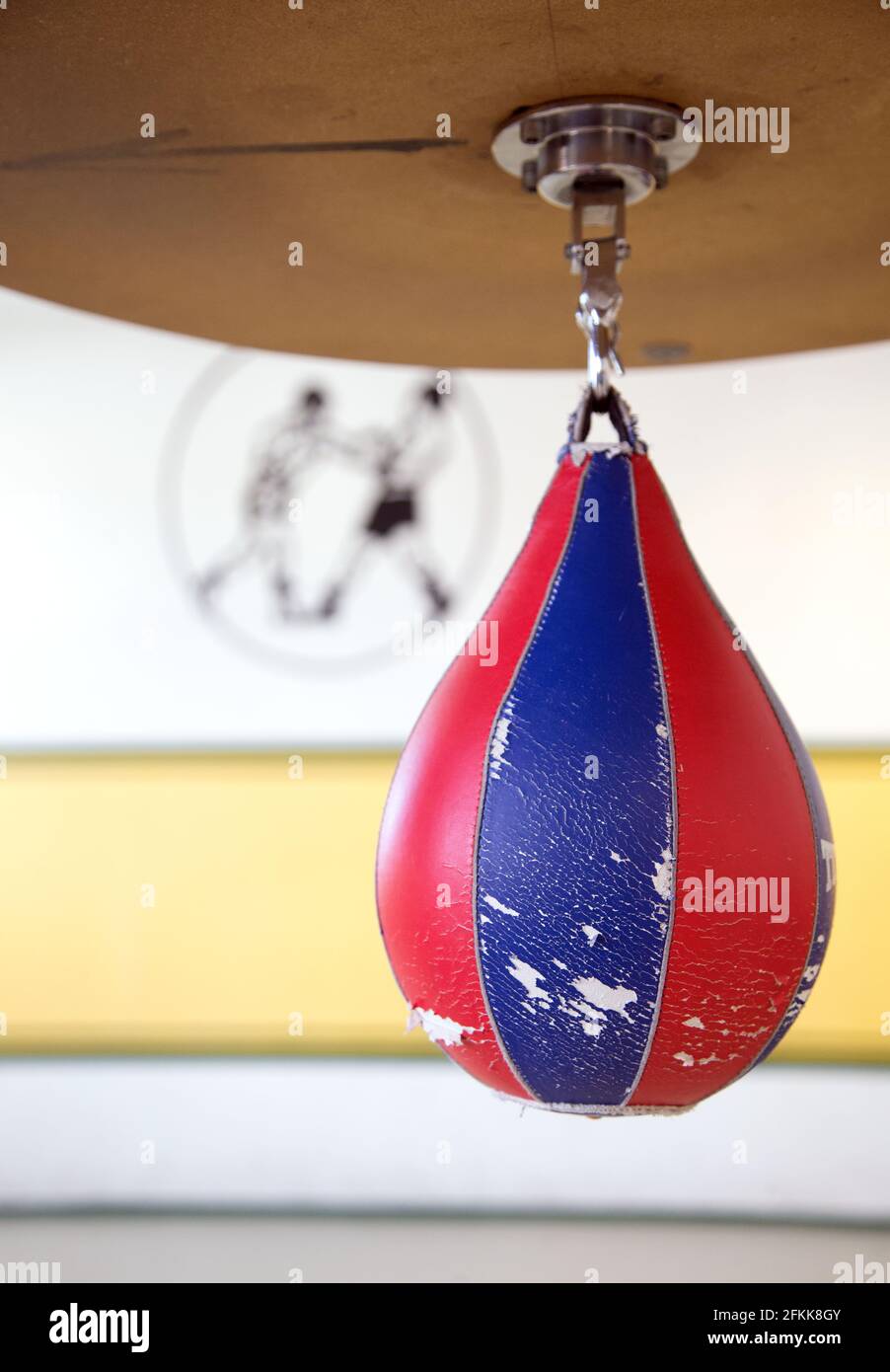 A boxing ball in a boxing room, Mjölby, Sweden Stock Photo - Alamy