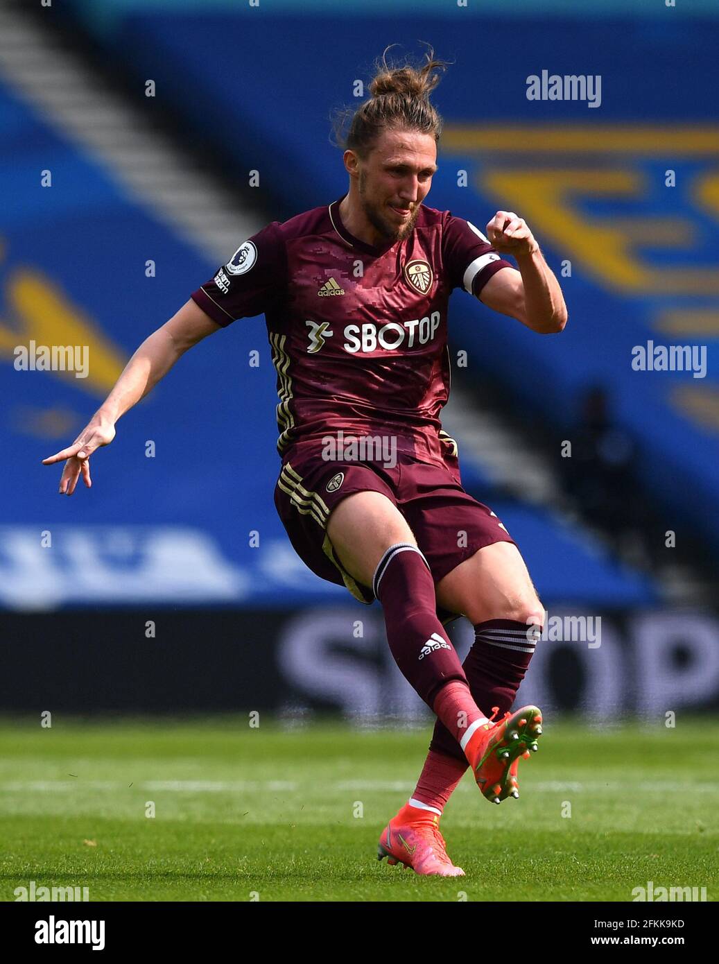 Leeds United's Luke Ayling during the Premier League match at the AMEX ...