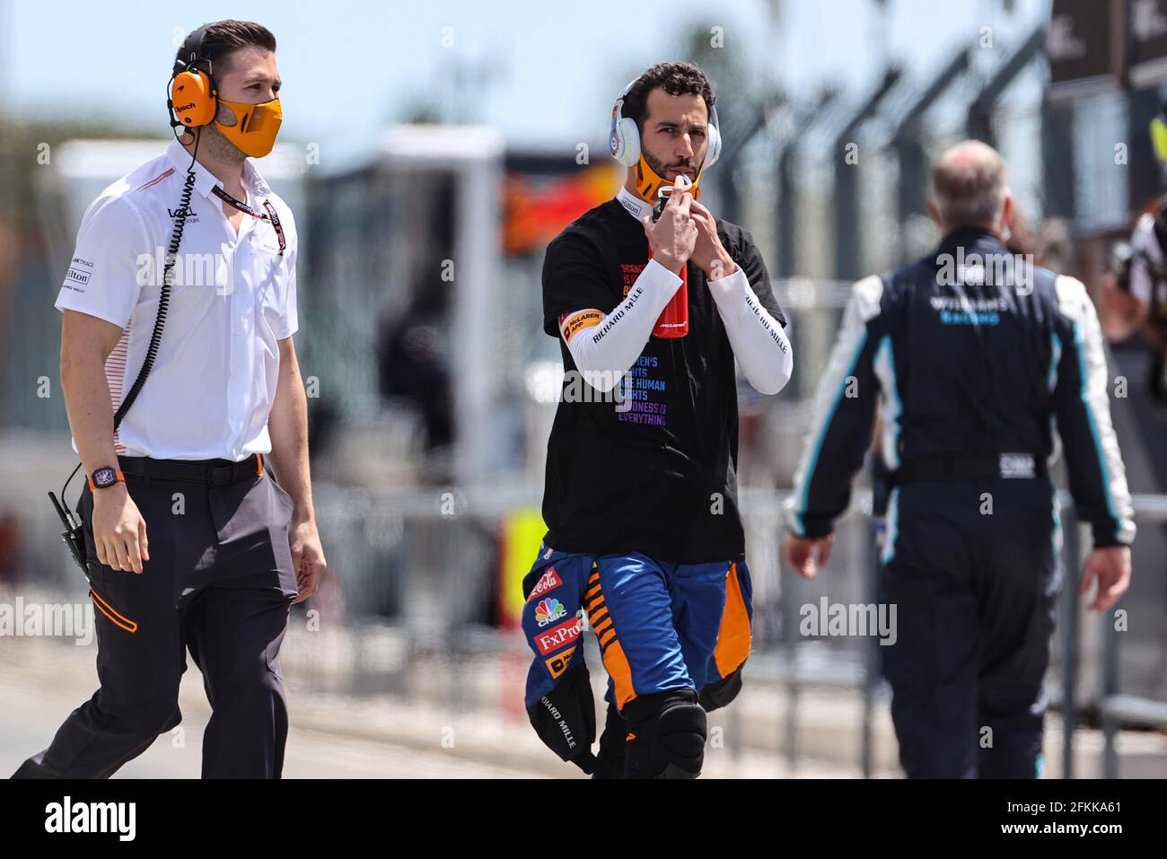 Portimao, Portugal. 02nd May, 2021. Daniel Ricciardo (AUS) McLaren on ...