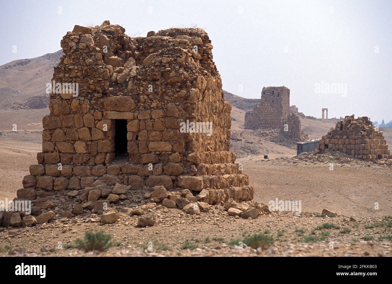 Palmyra syria valley tombs hi-res stock photography and images - Alamy