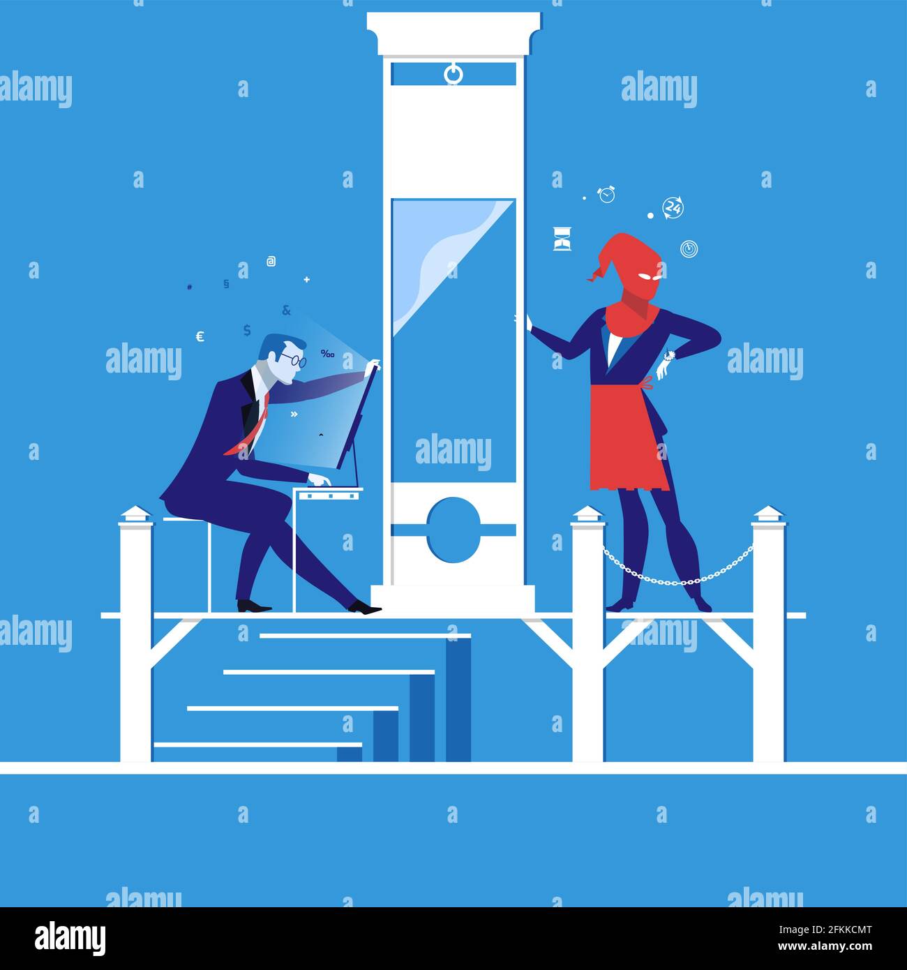 Deadline concept vector illustration Stock Vector Image & Art - Alamy