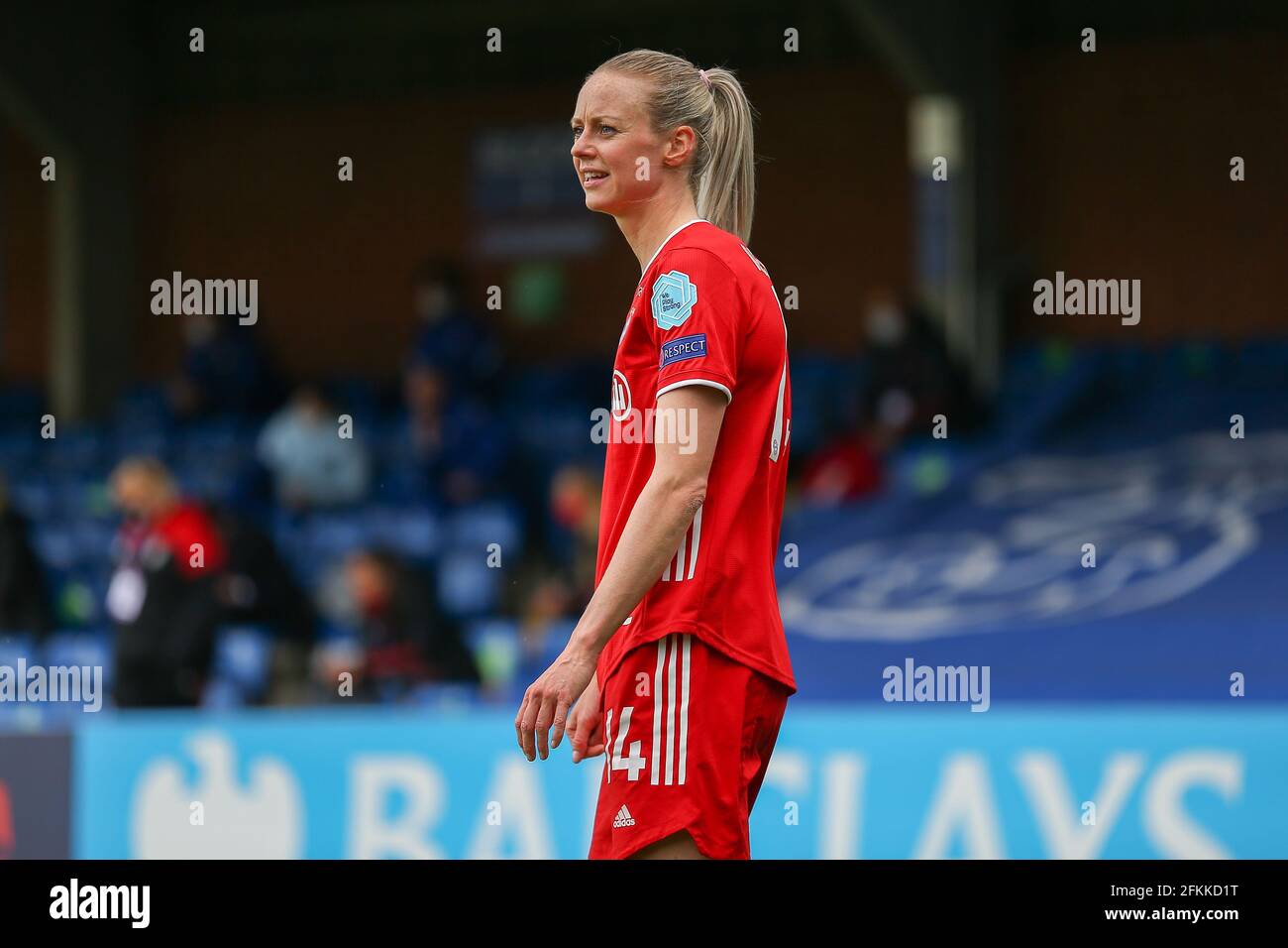 Amanda Ilestedt (#14 Bayern Munich) during the UEFA Womens Champions ...