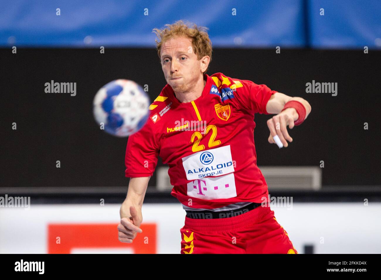 02.05.2021, Skoplje, Arena Boris Trajkovski, Handball EM Qualification ...