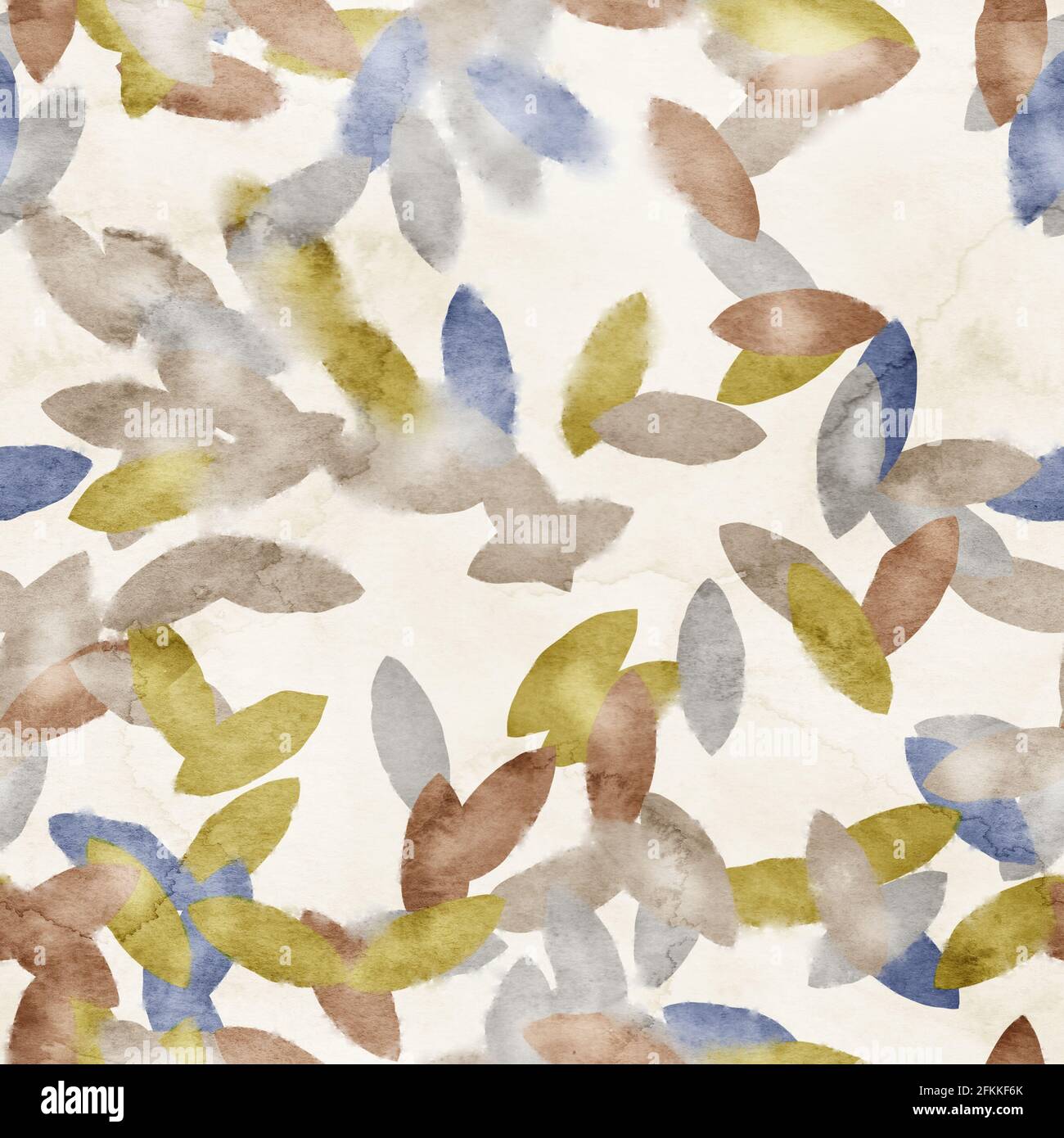 Seamless watercolor leaves trendy chic pattern for surface print Stock ...
