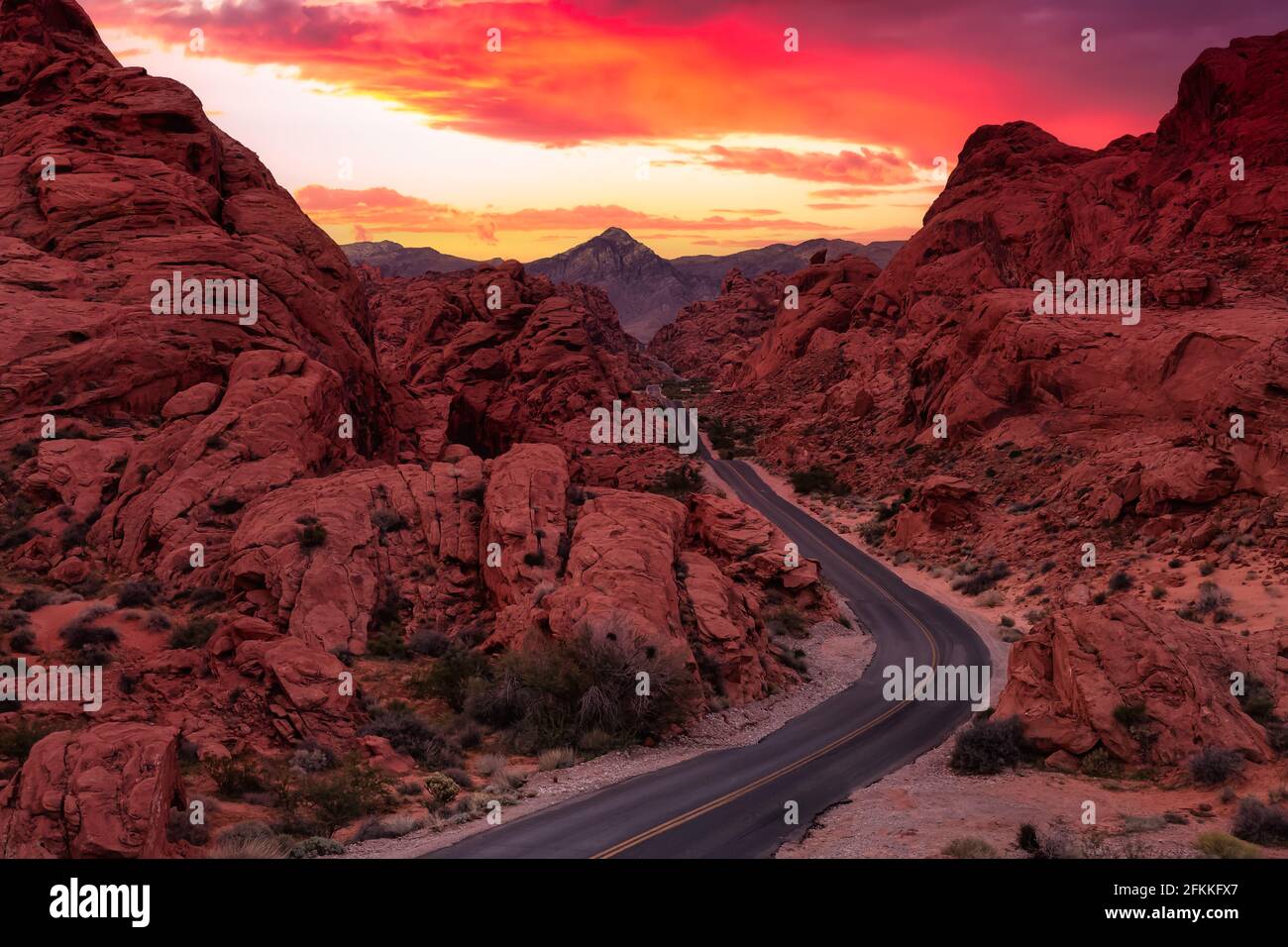 Valley of Fire State Park, Nevada, United States Stock Photo - Alamy
