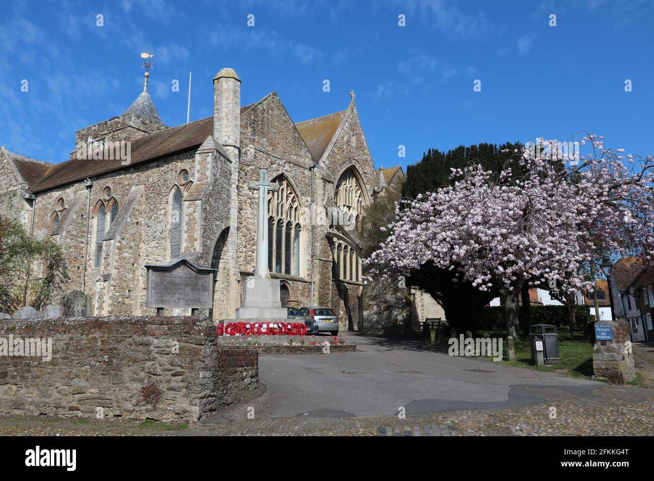 THE BEAUTIFUL AND ANCIENT CINQUE PORT TOWN OF RYE IN EAST SUSSEX Stock ...