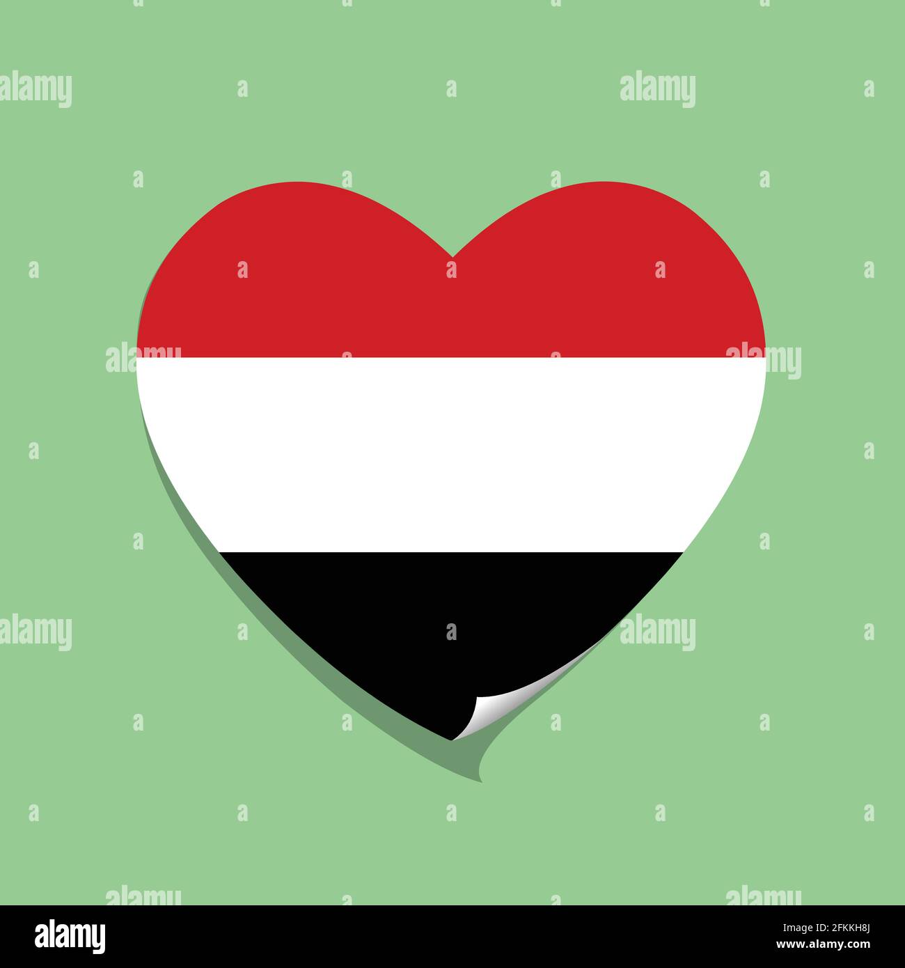 I love Yemen heart vector illustration Stock Vector Image & Art - Alamy