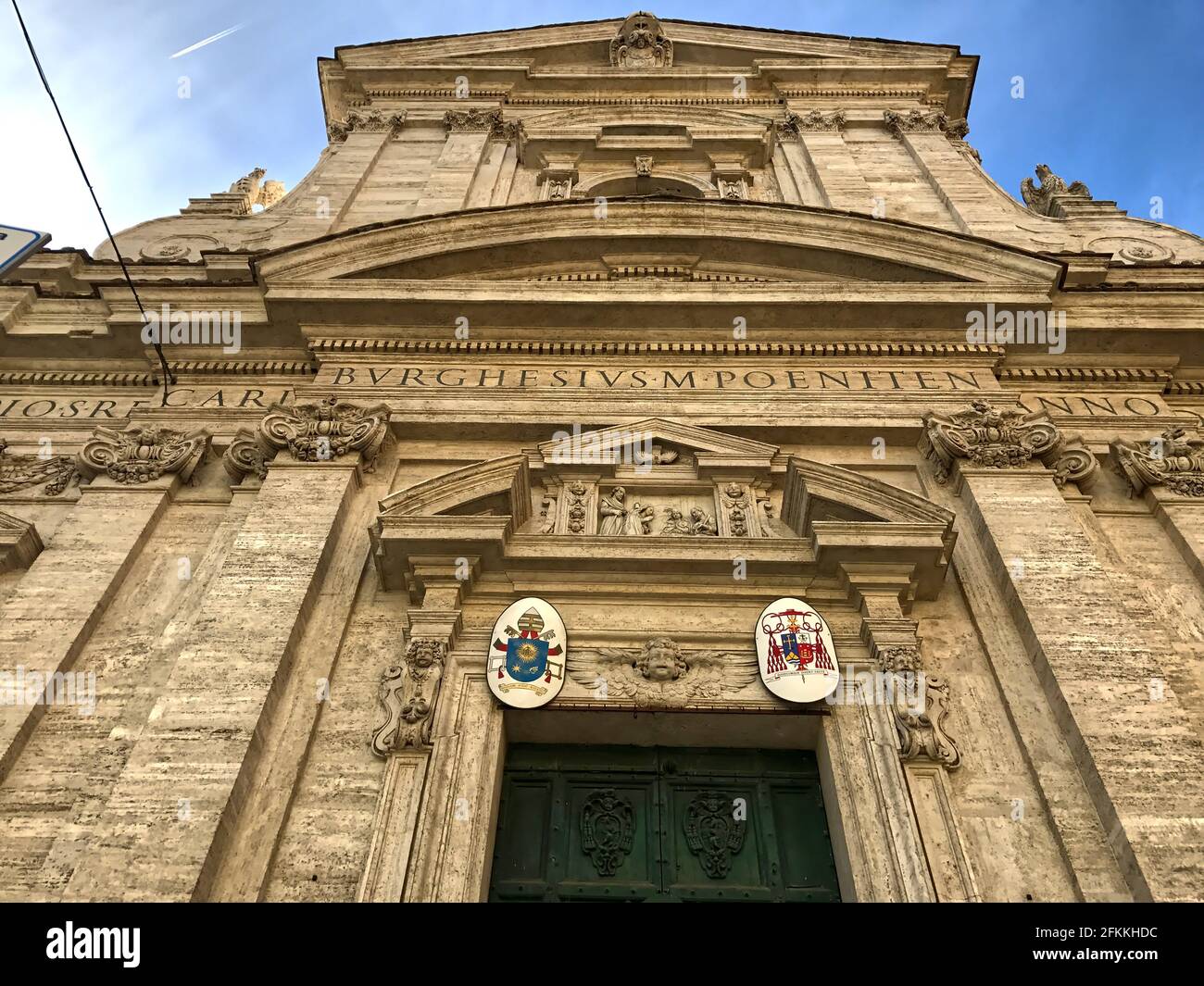The baroque church of chiesa nuova hi-res stock photography and images ...