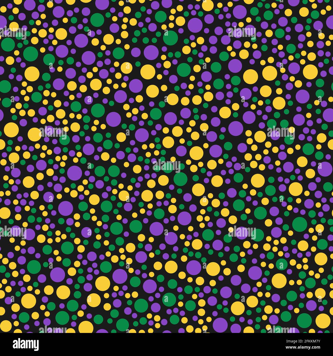 Colorful confetti seamless pattern. Mardi gras carnival vector ...