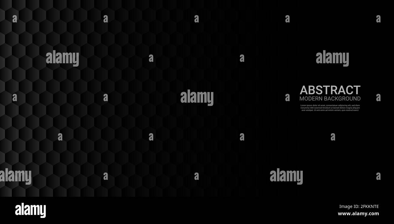 Dark hexagonal shape background. Abstract Hexagonal background. Vector illustration Stock Vector ...