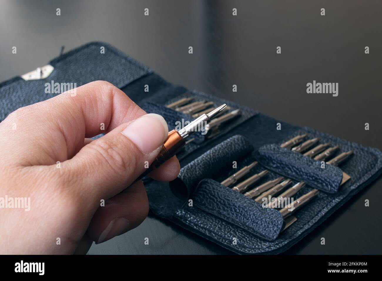 Close up precision screwdrivers hi-res stock photography and images - Alamy