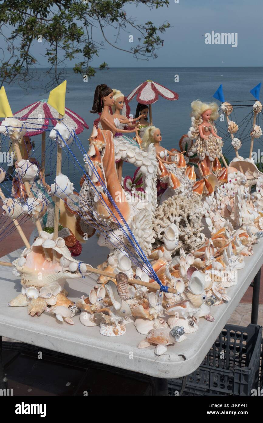 Crafts Barbies shells snails Stock Photo - Alamy