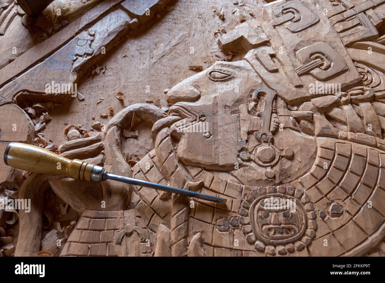 Mayan carving mexico hi-res stock photography and images - Alamy