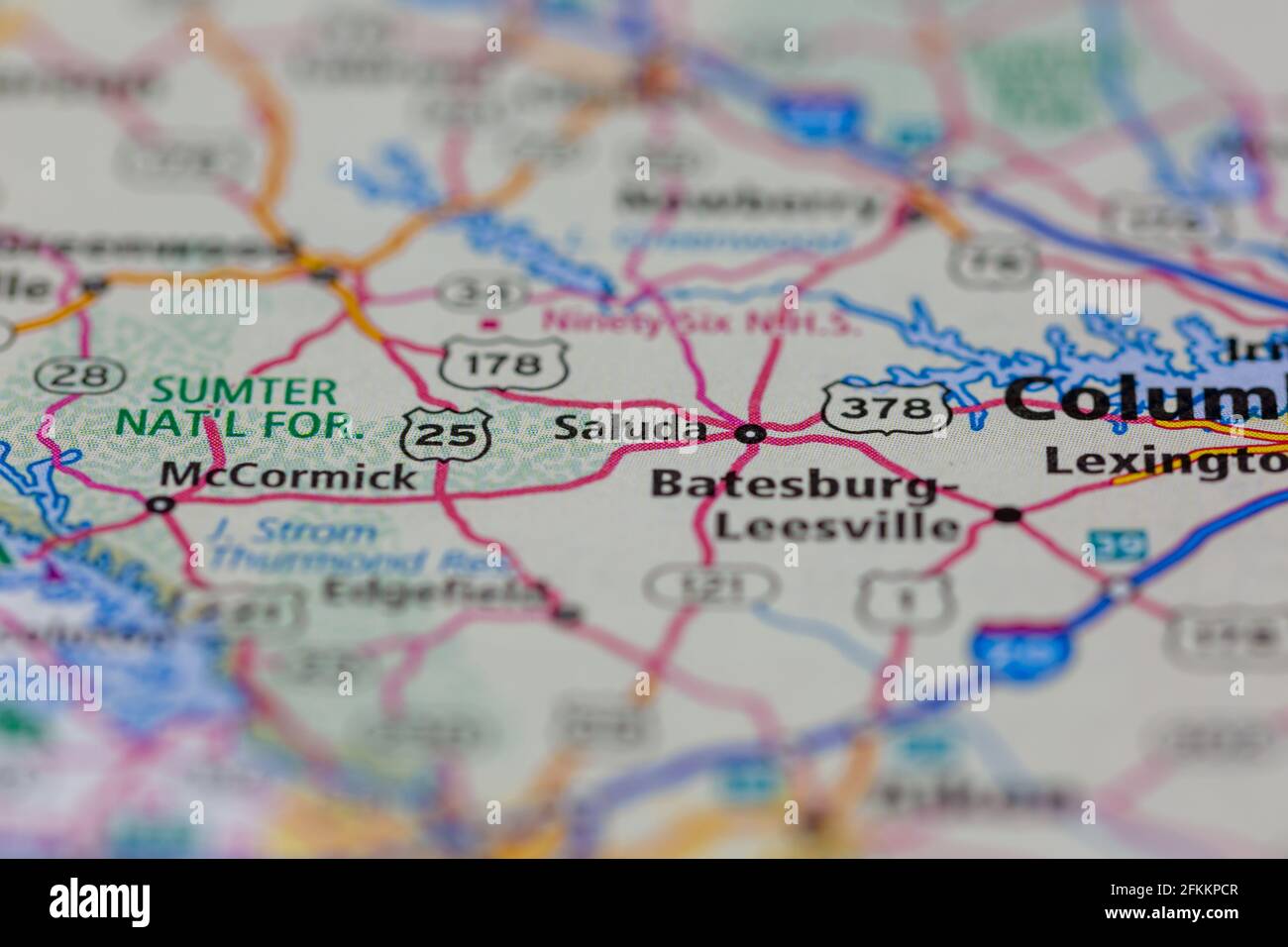 Saluda map hi-res stock photography and images - Alamy