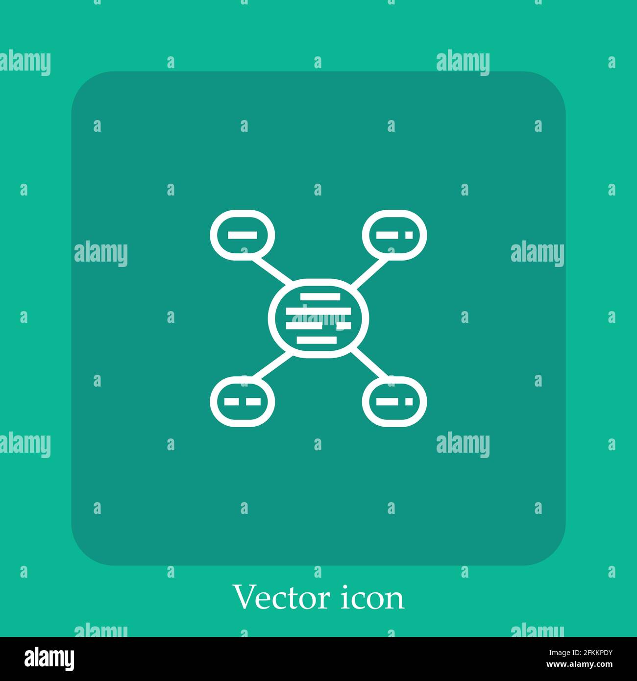 Constructivism Vector Icon Linear Icon Line With Editable Stroke Stock