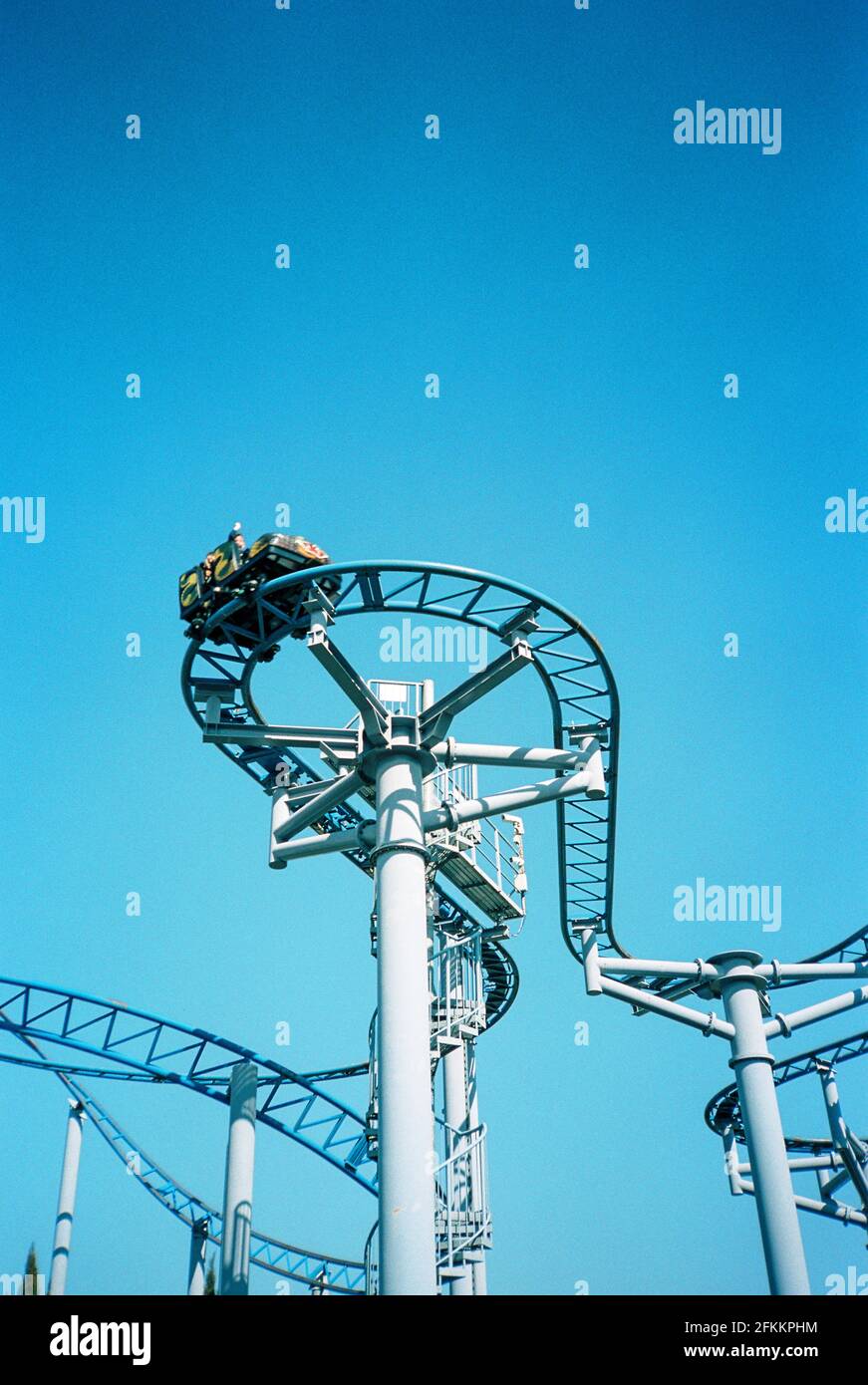 Cobra roller coaster at Paultons Park, Ower, Romesy, Hampshire, England ...