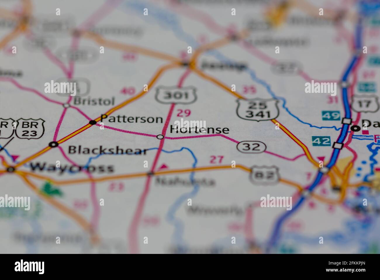 Hortense georgia map hi-res stock photography and images - Alamy