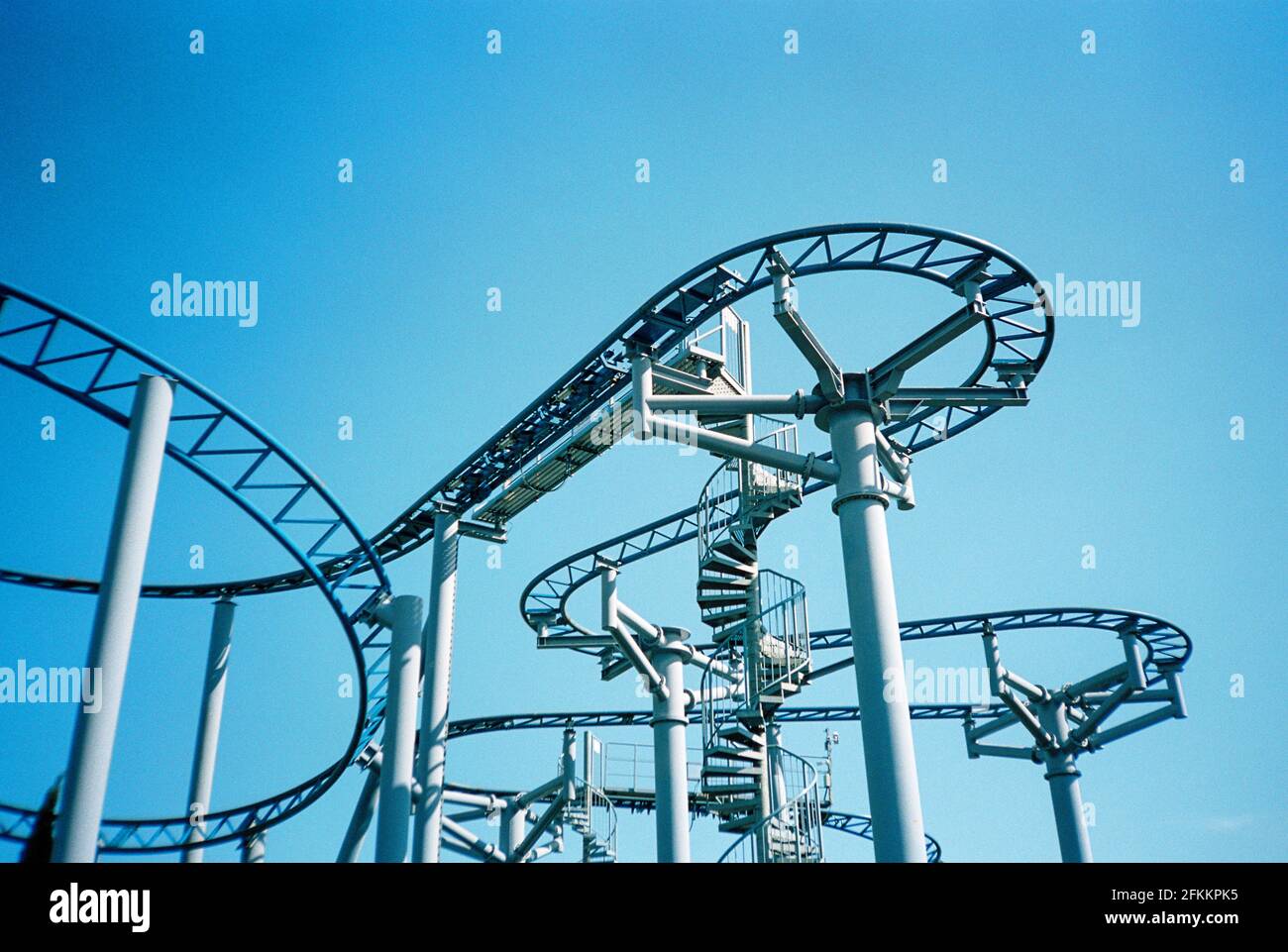 Cobra roller coaster at Paultons Park, Ower, Romesy, Hampshire, England ...