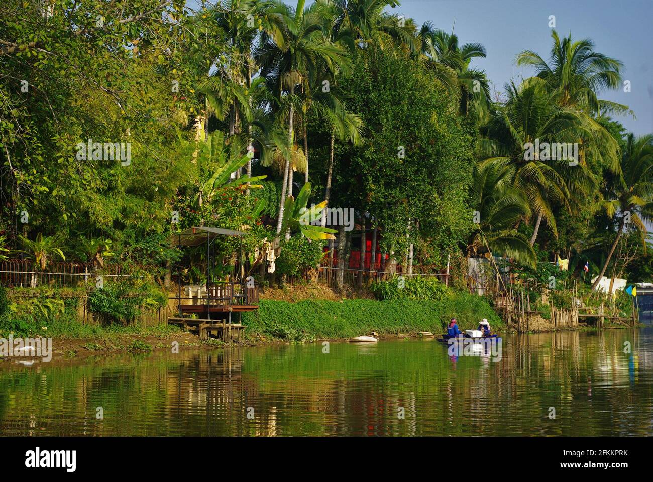 Rural scene on Pang River, Chiang Mai, Thailand, Asia Stock Photo - Alamy