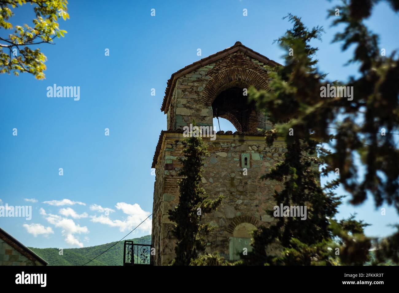Famous ancient Bolnisi cathedral in Kvemo Kartli region in Georgia ...