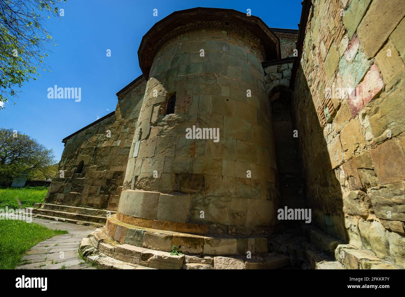 Famous ancient Bolnisi cathedral in Kvemo Kartli region in Georgia ...