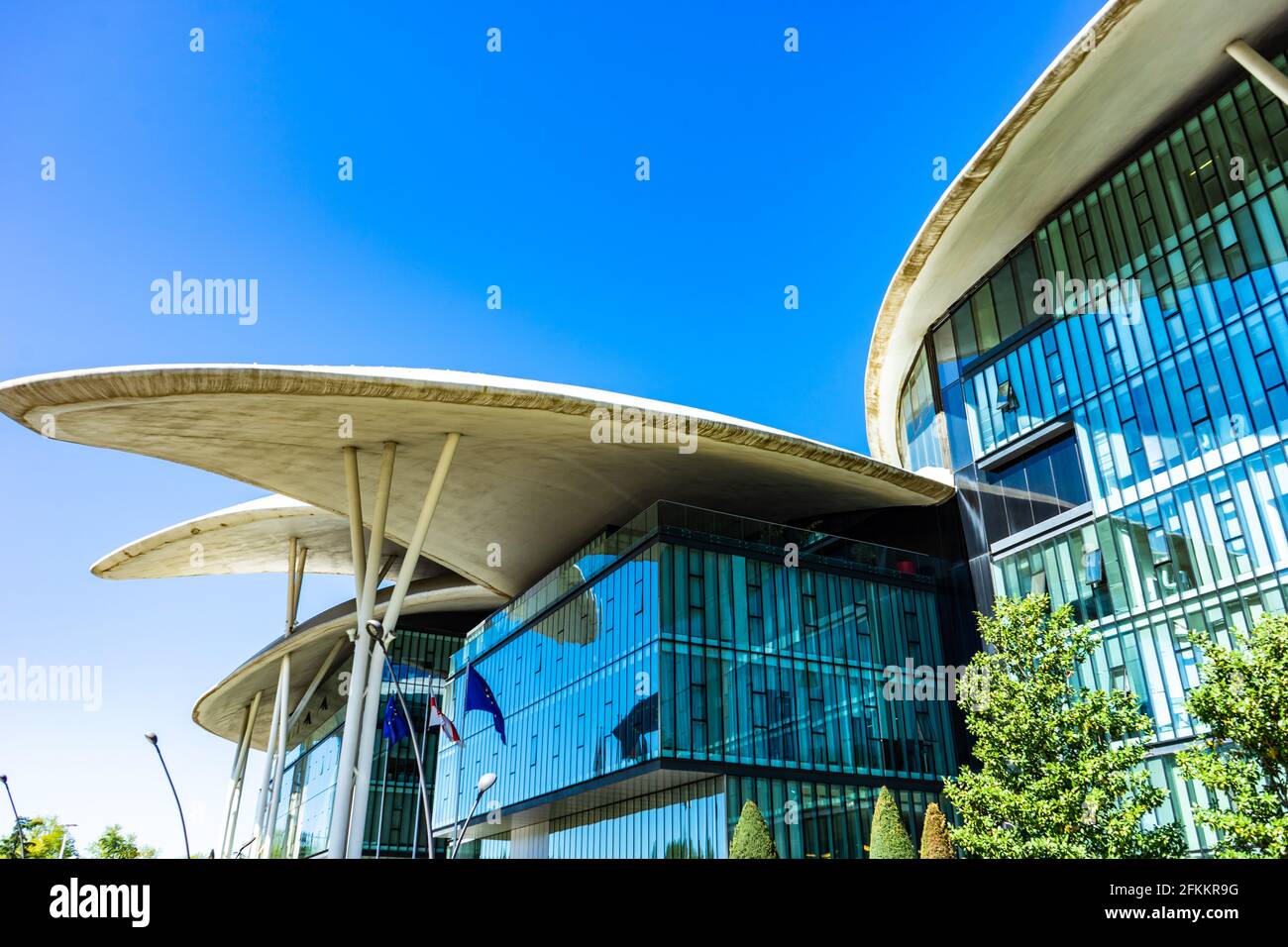 23 APRIL 2021, TBILISI, GEORGIA: Famous building of Public Service in ...