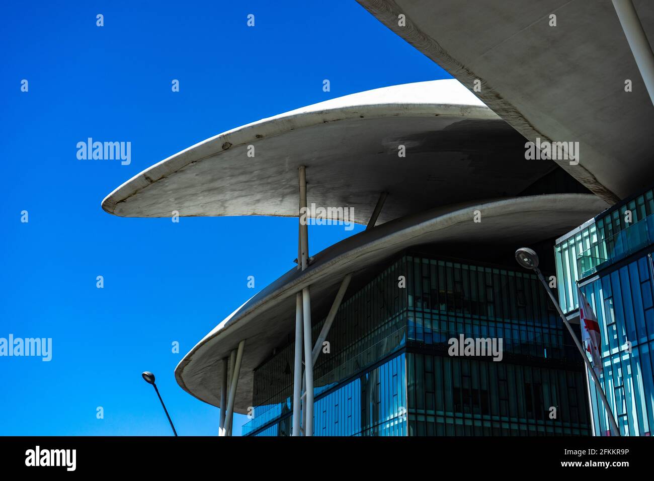 23 APRIL 2021, TBILISI, GEORGIA: Famous building of Public Service in ...