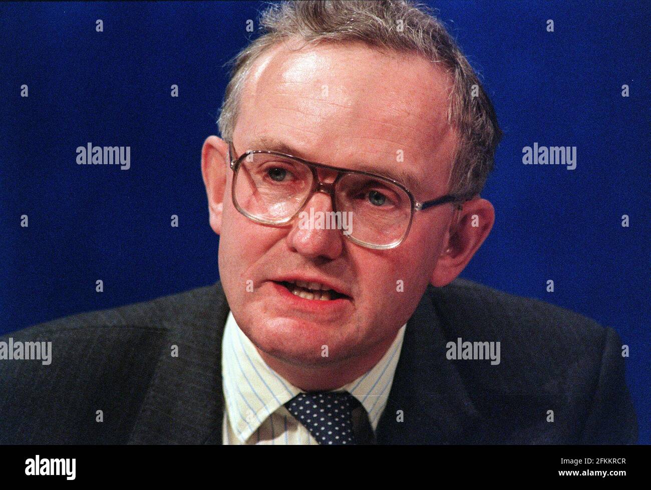Douglas Hogg MP speaking at the 1995 Conservative Party Conference ...