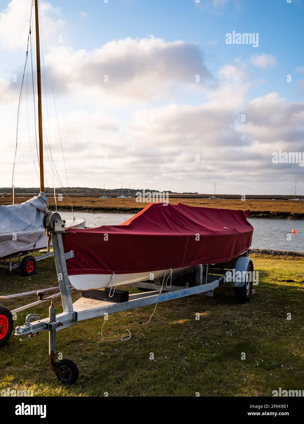 Covered Boats Moored Sea Sky Boat High Resolution Stock Photography and ...