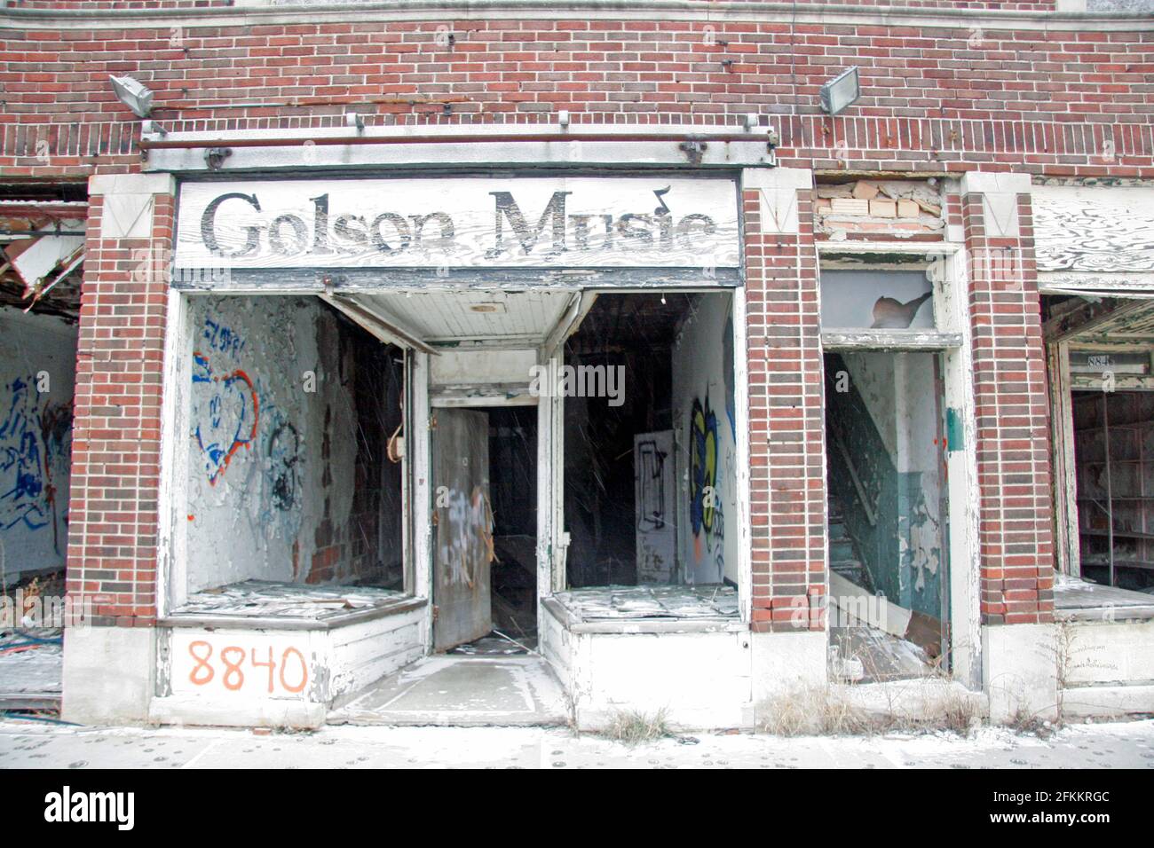 Detroit ruins hi-res stock photography and images - Alamy