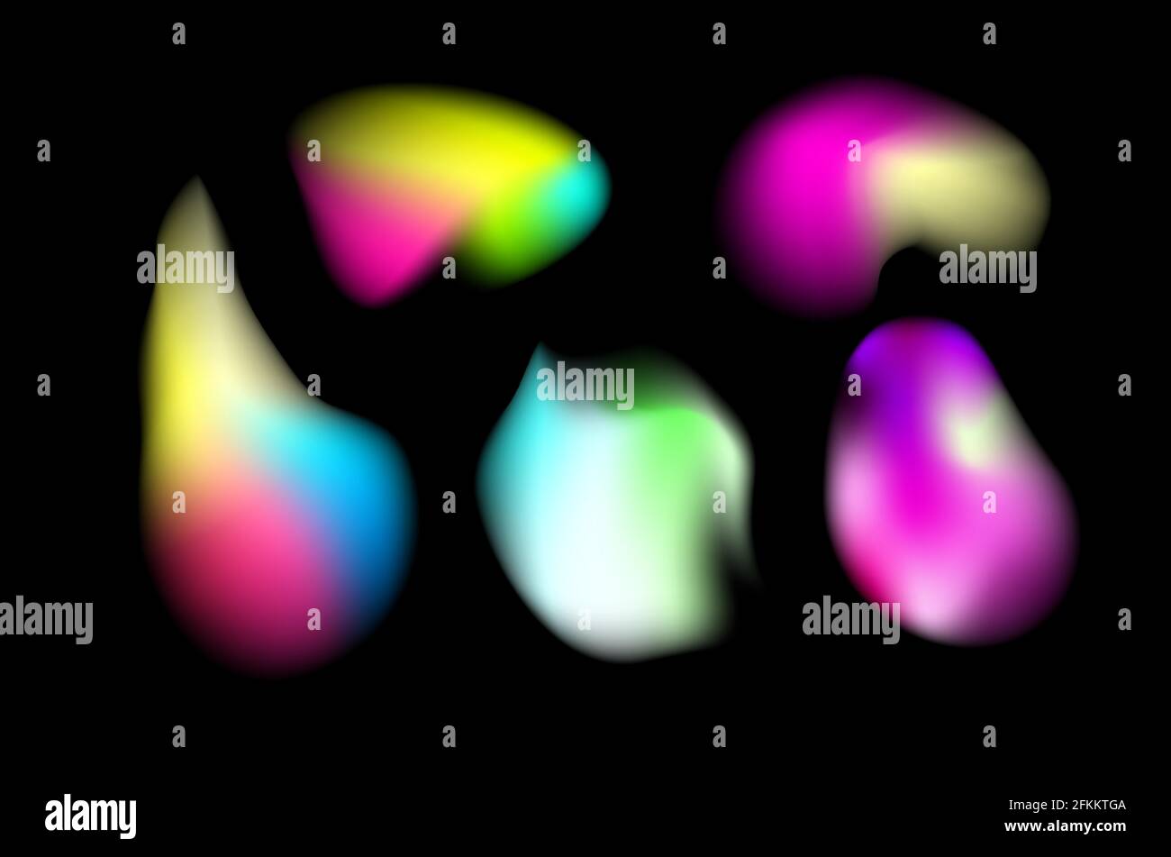 Objects with a gradient. Vector illustration Stock Vector Image & Art ...