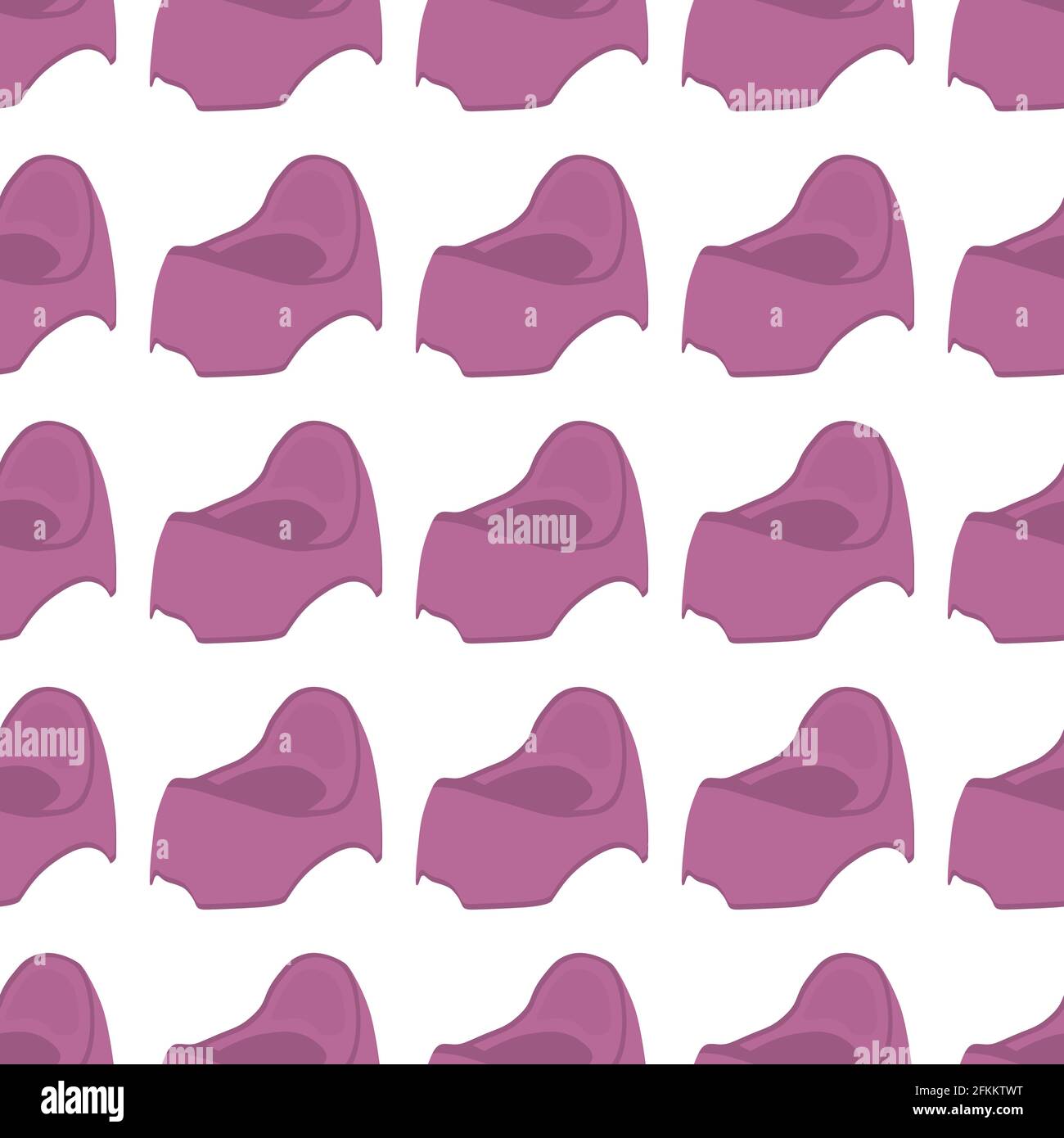 Abstract seamless plastic baby pots with comfortable handle, kid potty ...