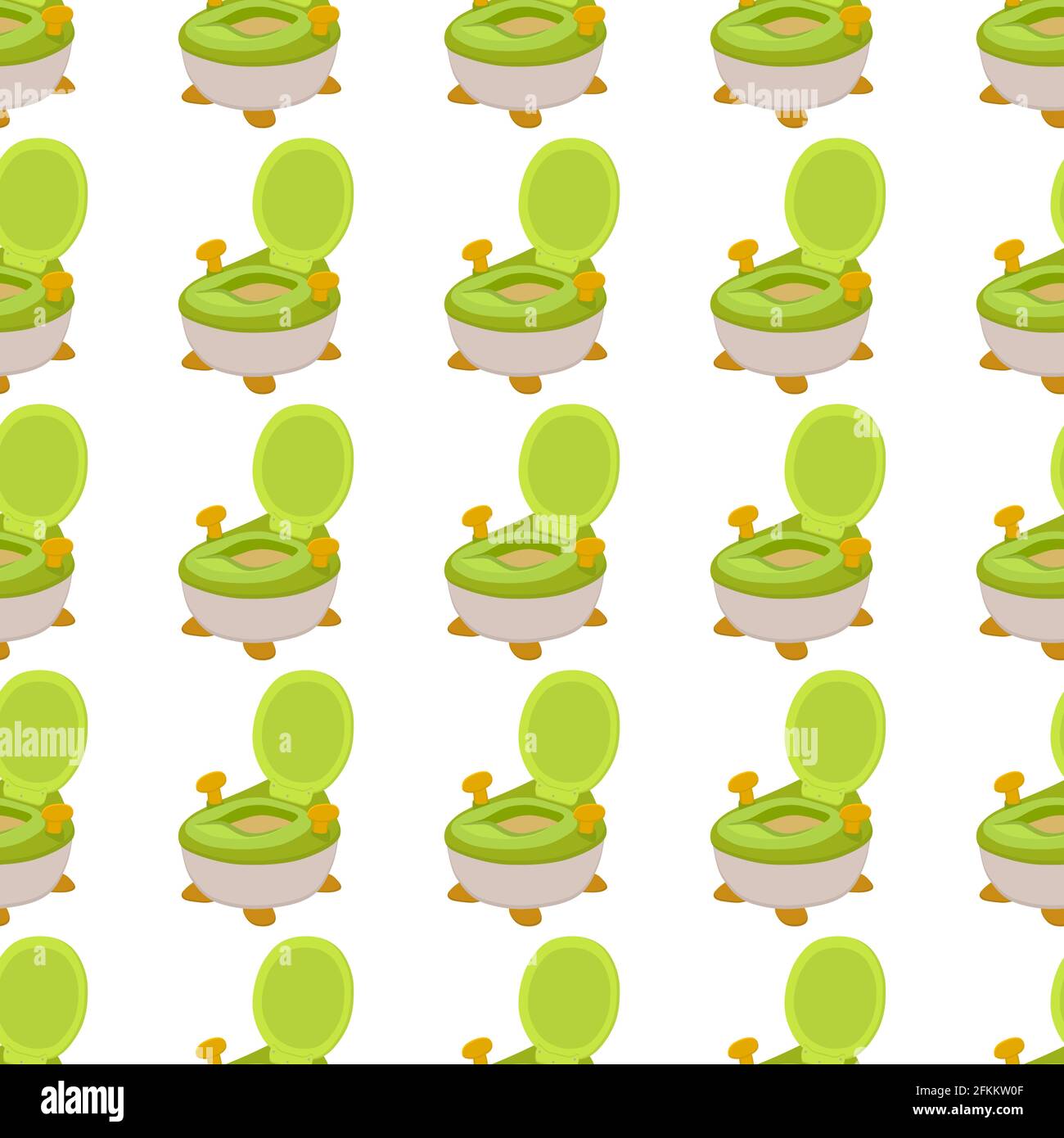 Abstract seamless plastic baby pots with comfortable handle, kid potty ...