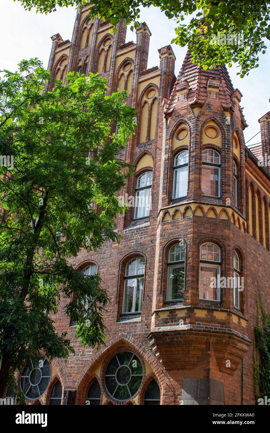 The old buildings of the old town of Lubeck, Germany Stock Photo - Alamy