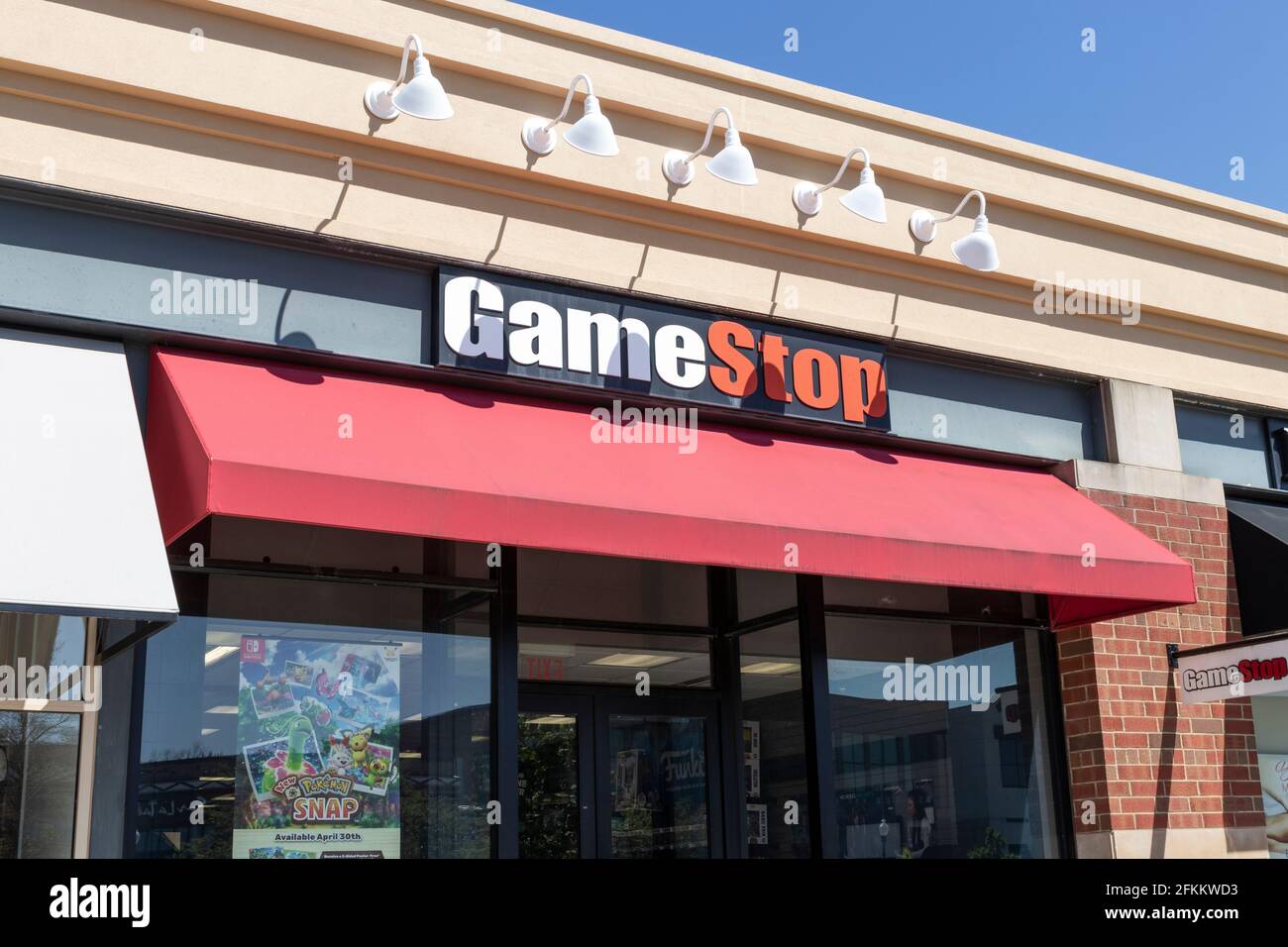 Carmel - Circa May 2021: GameStop stripmall location. GameStop is a ...