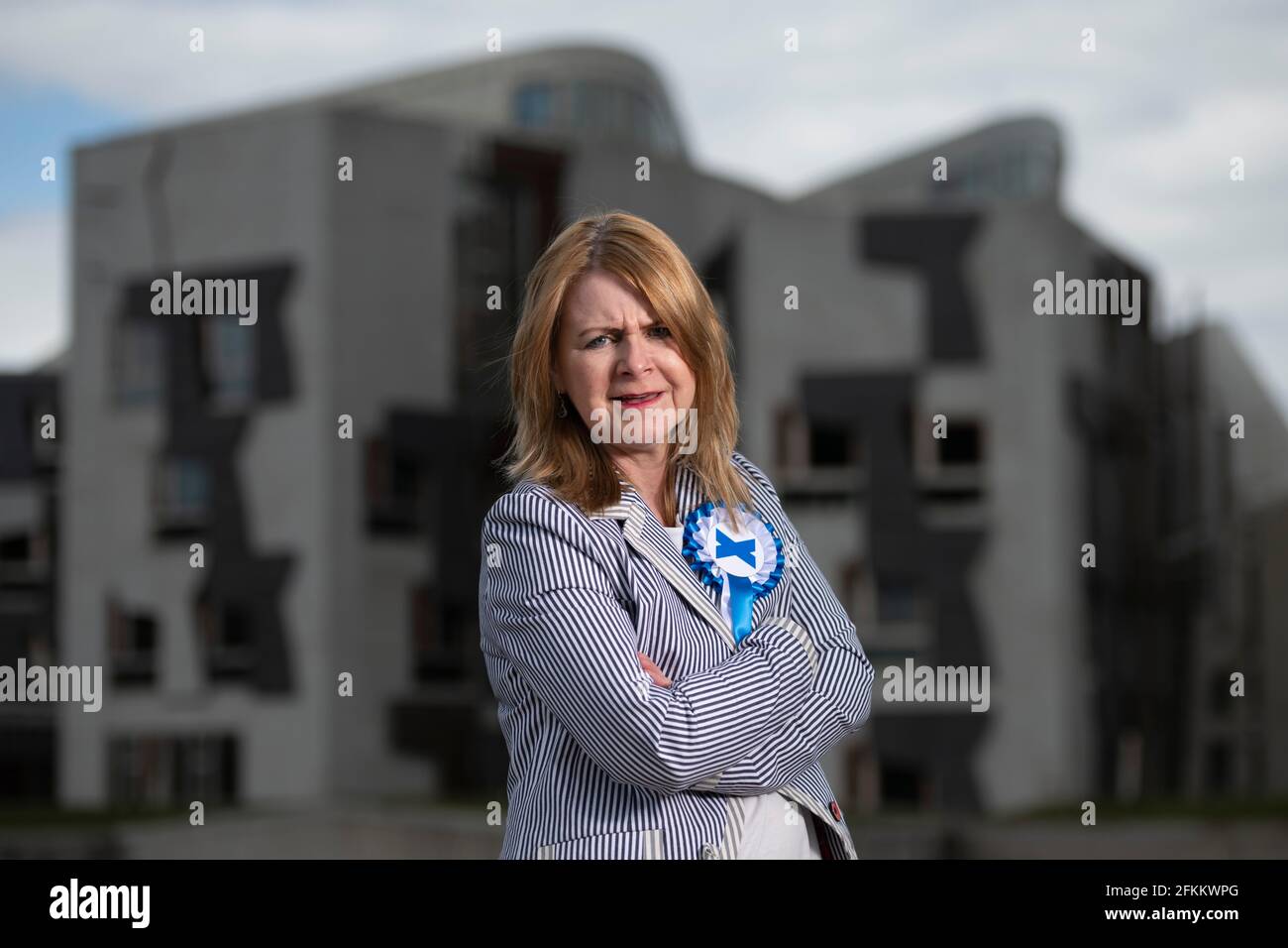 Edinburgh, Scotland, UK. 2 May 2021. PICTURED: Eva Comrie, Alba Party ...