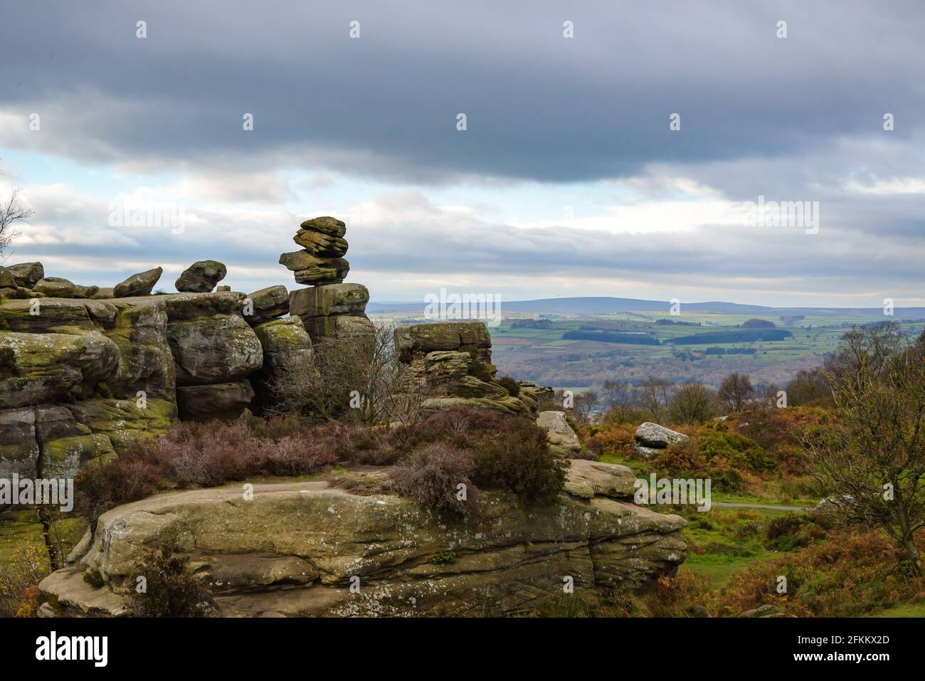 Brimham Rocks Yorkshire England Stock Photo - Alamy