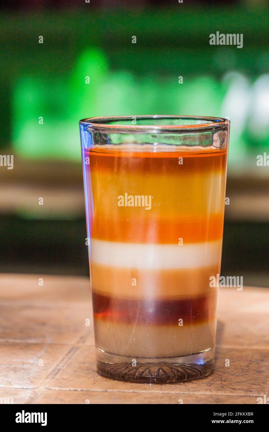 Seven layer tea, speciality of Srimangal, Bangladesh Stock Photo - Alamy