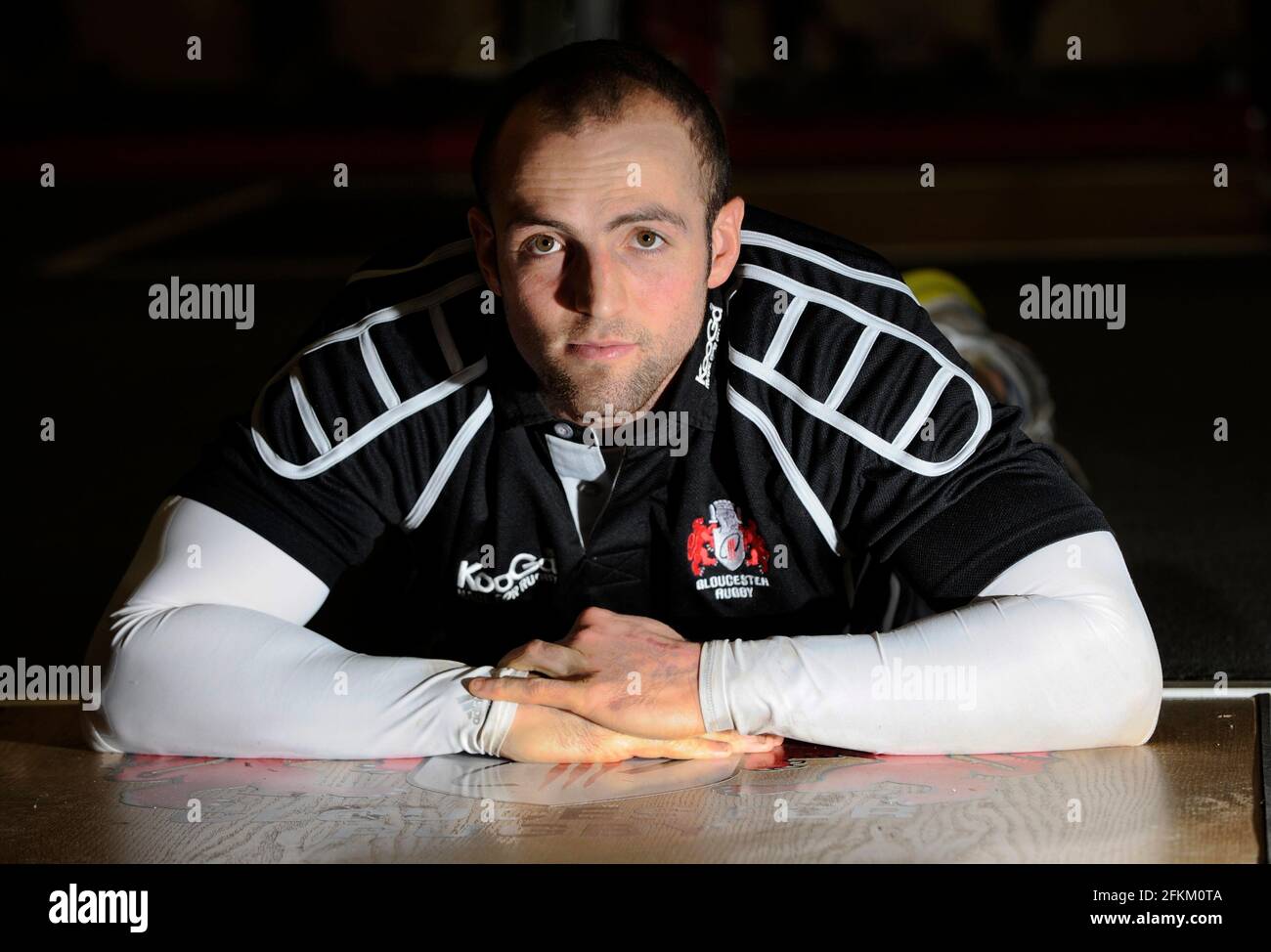 Charlie Sharples Winger with Gloucester RFC 14/12/2011. PICTURE DAVID ...