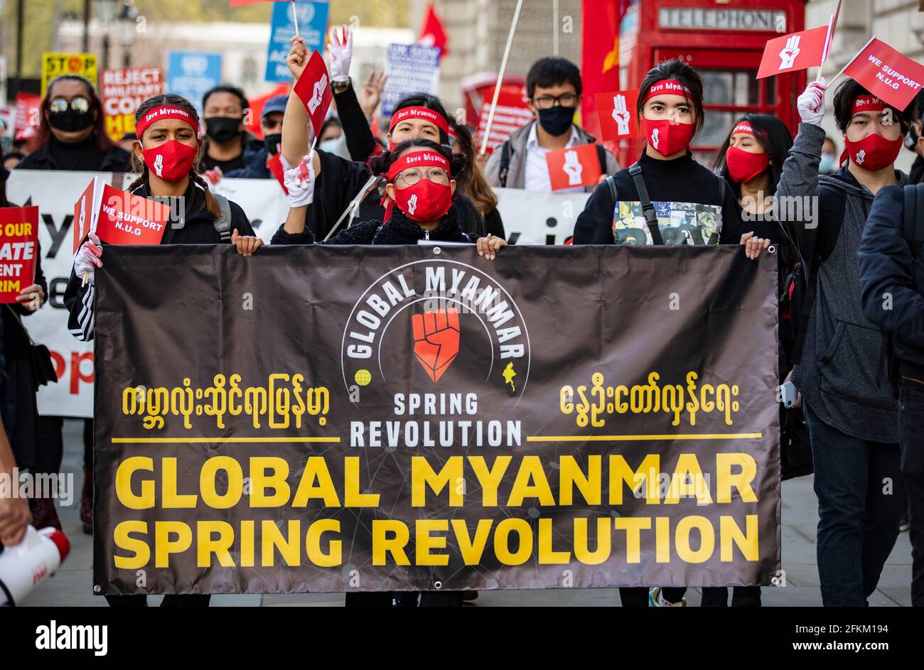 Global myanmar spring revolution hi-res stock photography and images ...