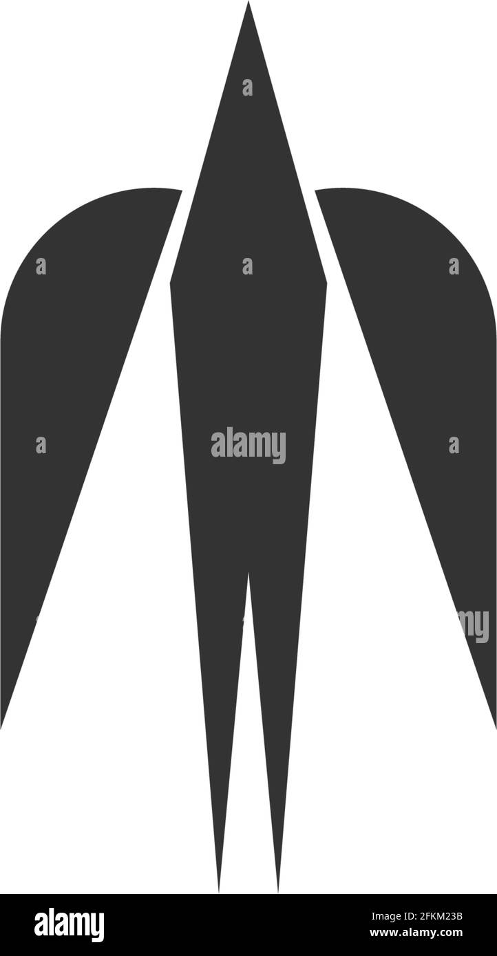 Simple Design of Swift Bird logo icon template vector Stock Vector ...