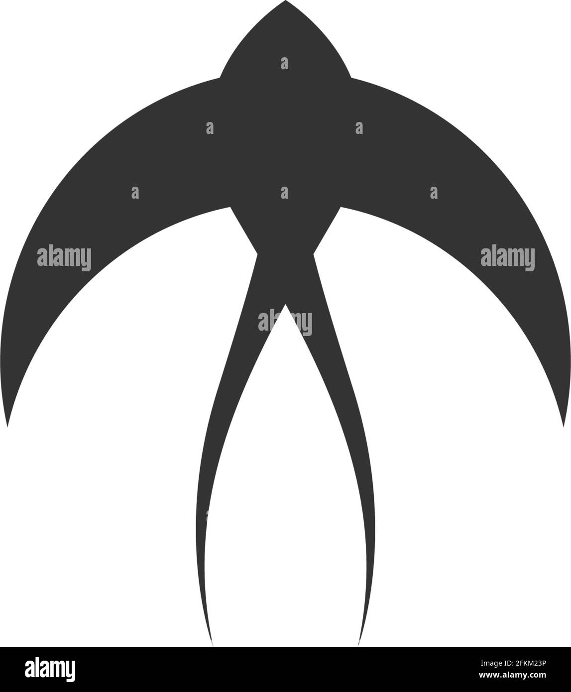 Simple Design of Swift Bird logo icon template vector Stock Vector ...