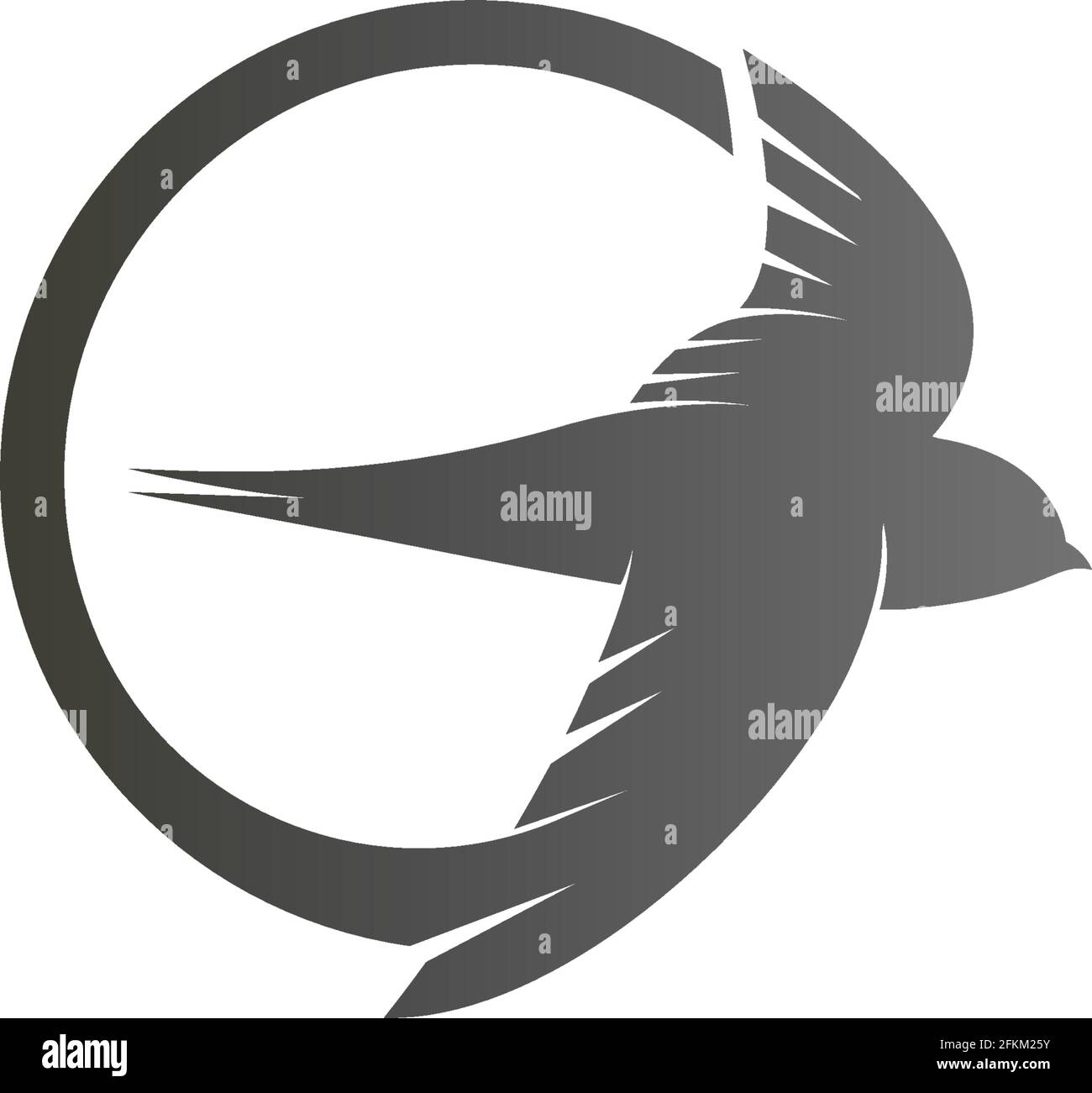 Simple Design of Swift Bird logo icon template vector Stock Vector ...