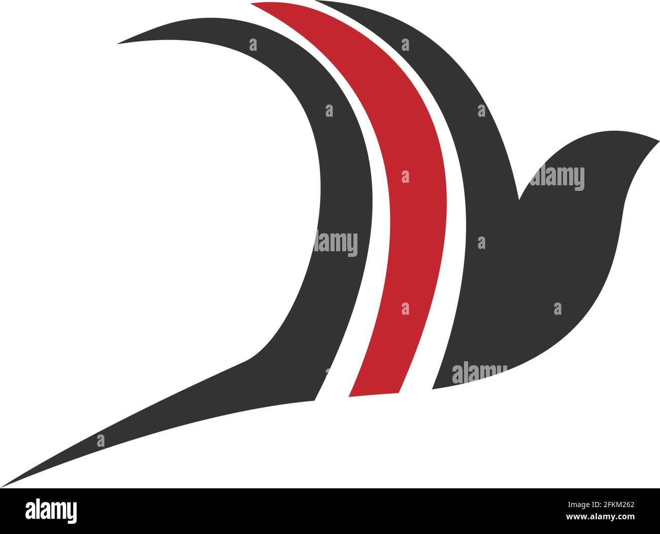 Simple Design of Swift Bird logo icon template vector Stock Vector ...