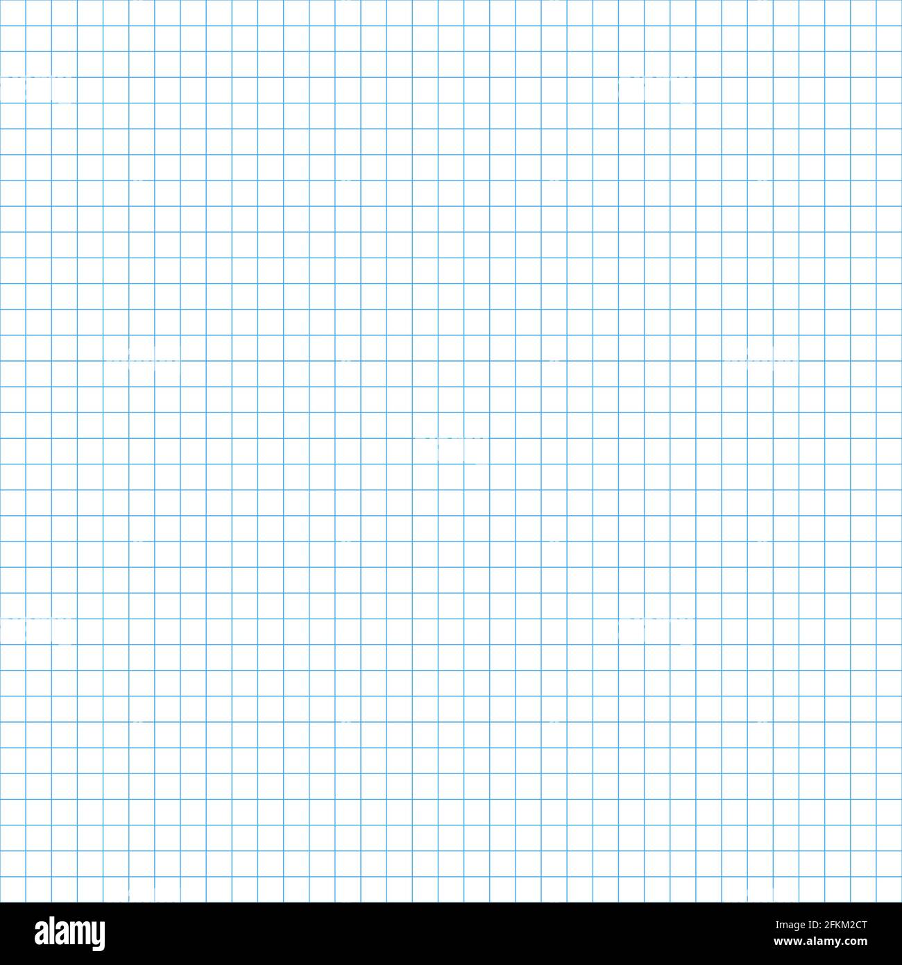 Cell paper seamless pattern. Checkered blank page of notebook or school exercise book. White ...
