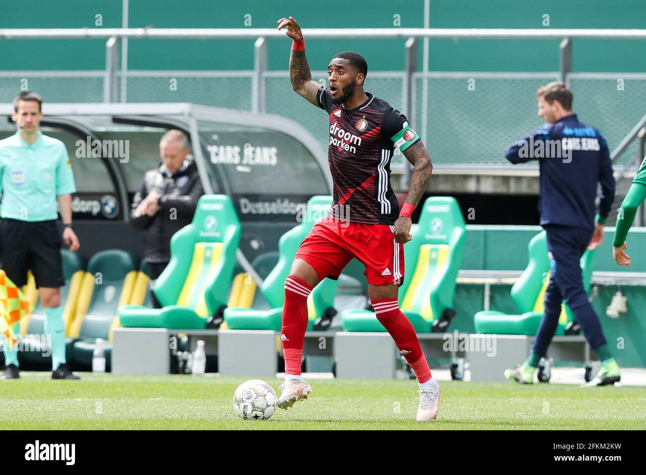 DEN HAAG, NETHERLANDS - MAY 2: Leroy Fer of Feyenoord during the Dutch ...