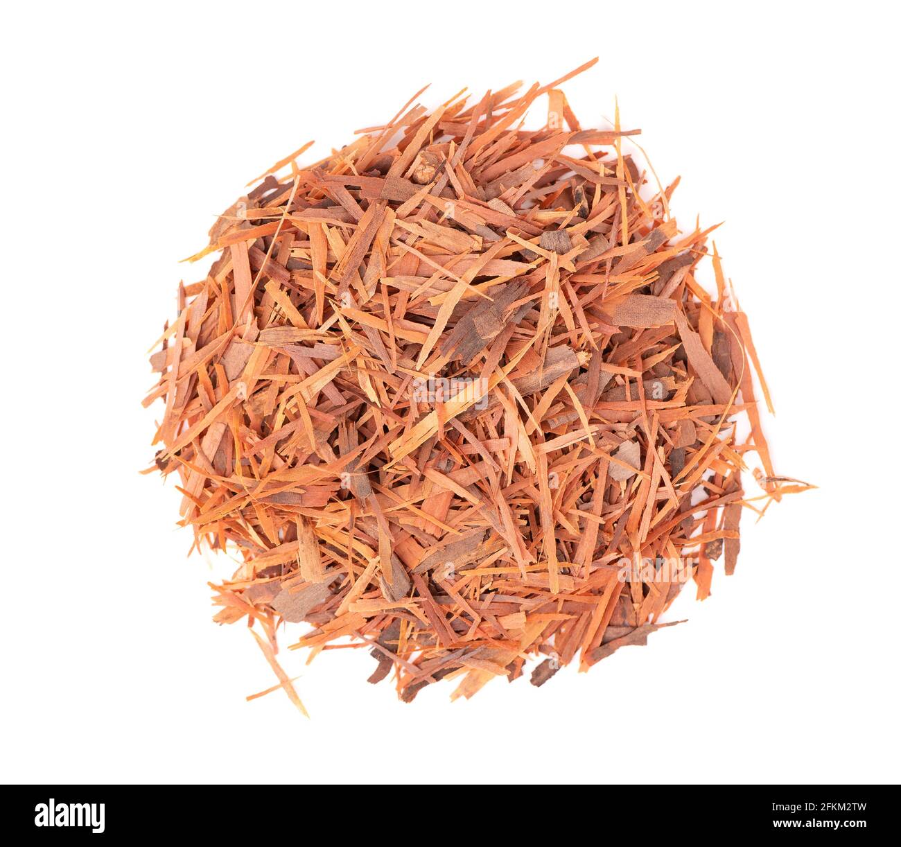 Lapacho herbal tea, isolated on white background. Natural Taheeboo dry ...